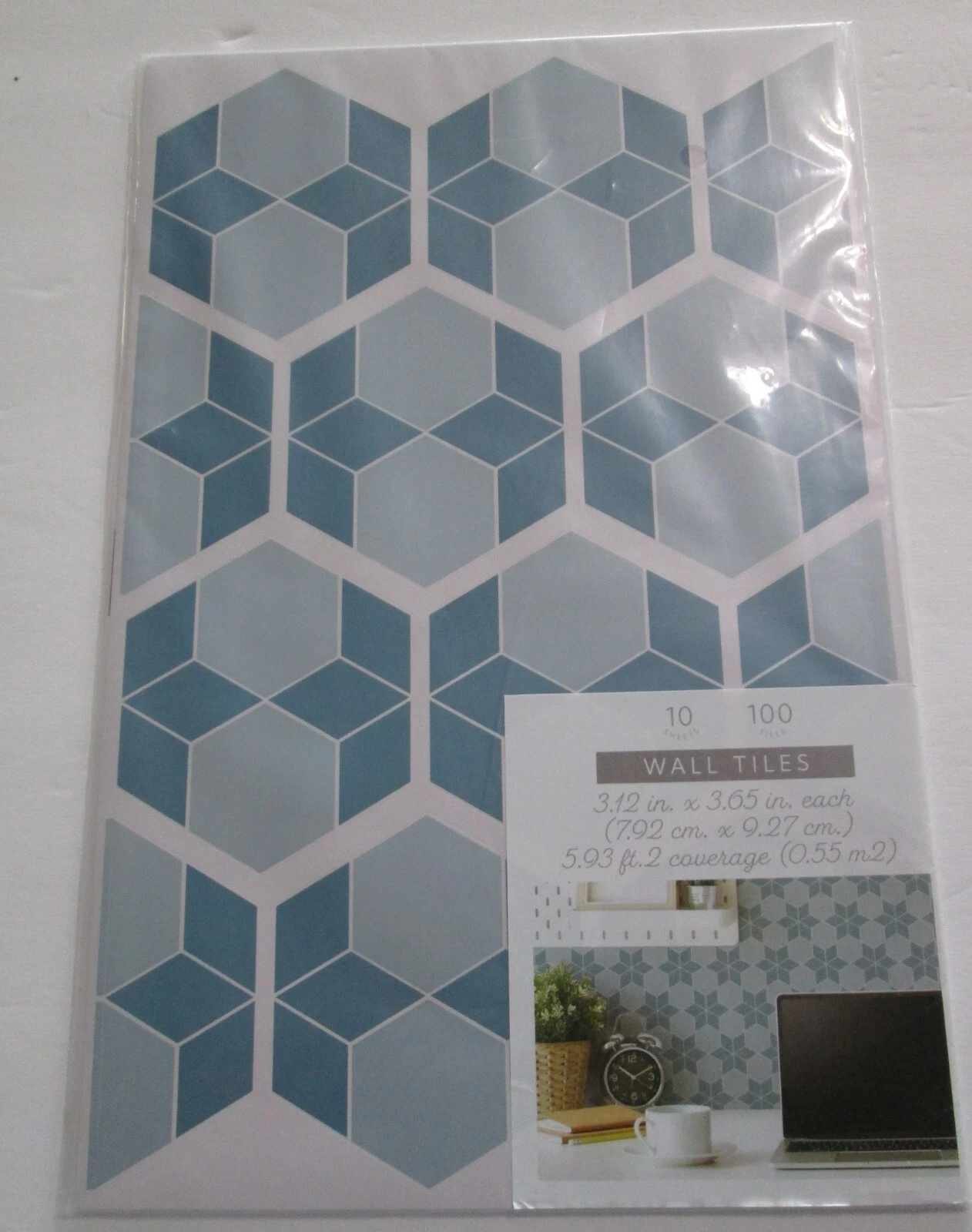 STARLIGHT- Design Group Wall Art Decal Stickers 10 Sheets 100 Tiles ...