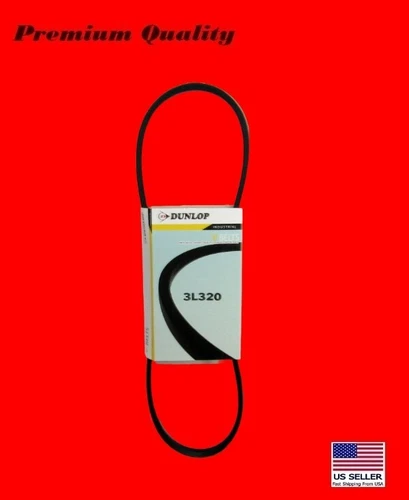STARLIGHT- Dunlop 3L320 V Belt Industrial Grade 3/8" X 32" Fhp Hvac ...