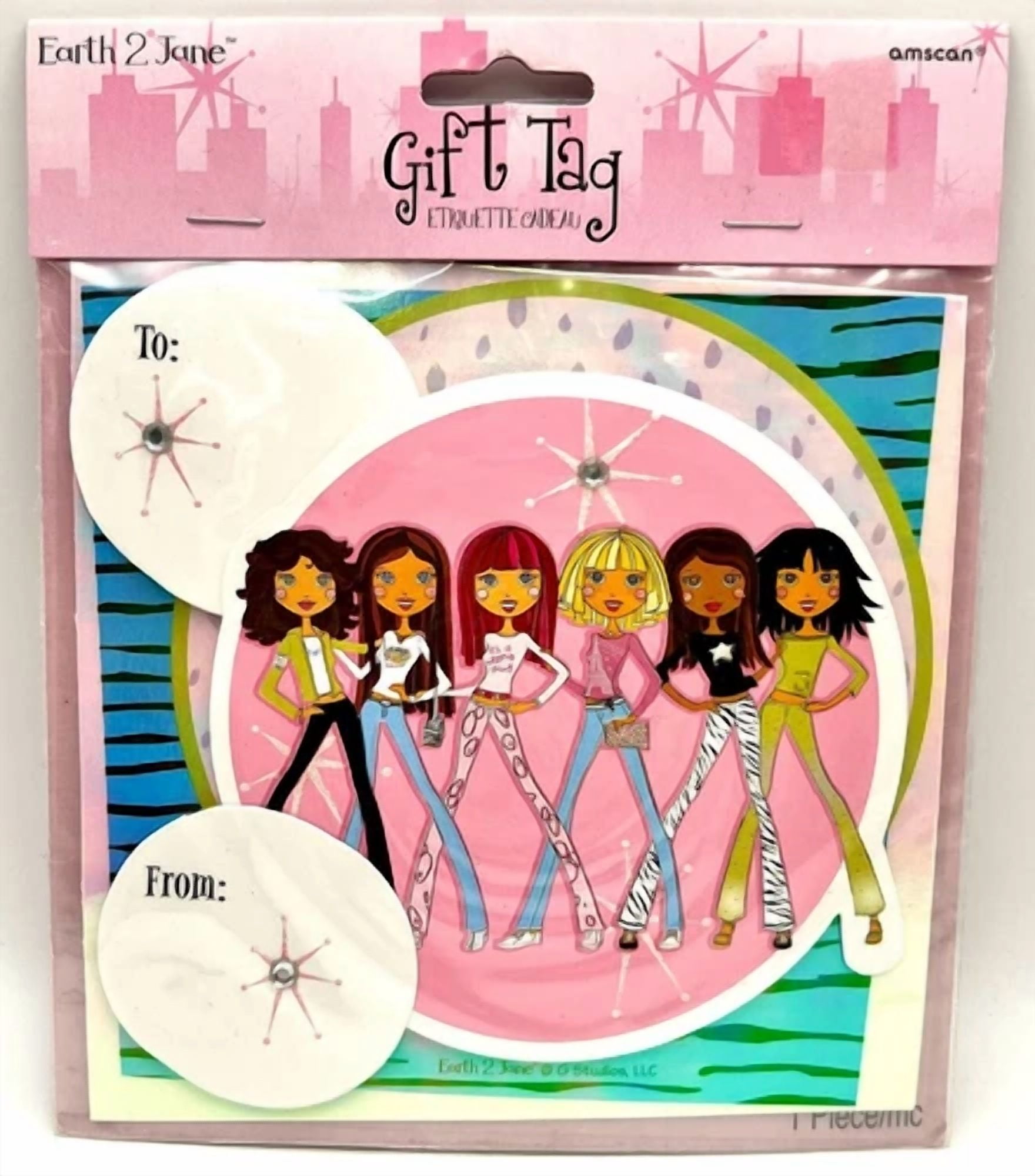 STARLIGHT- Earth 2 Jane Girls Club Zebra Kids Birthday Party Wrap ...