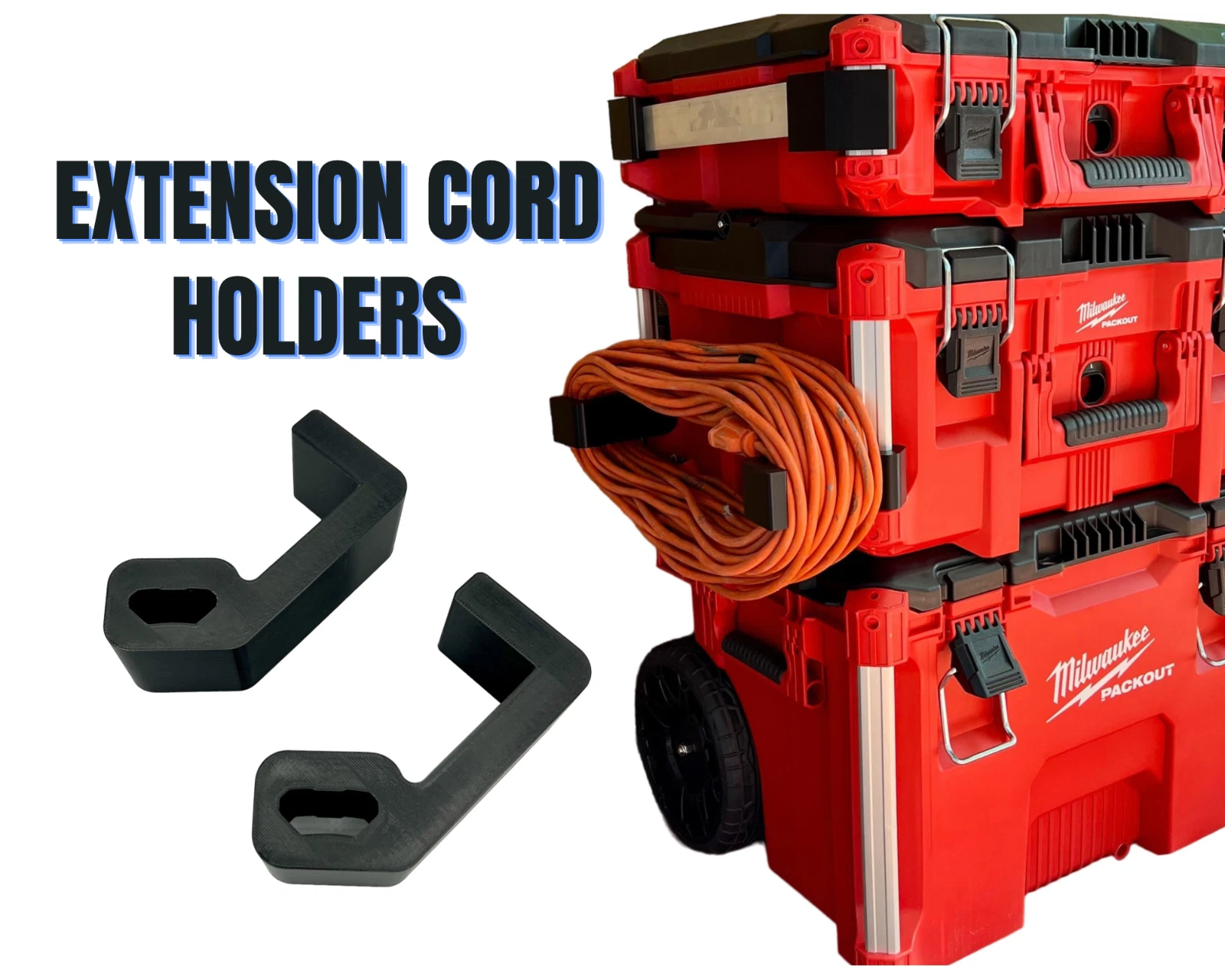 STARLIGHT- Extension Cord Holder Organizer Compatible With Milwaukee ...