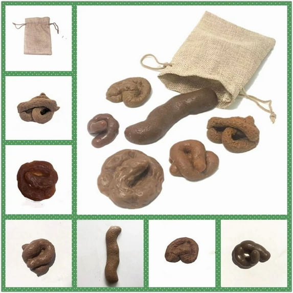 STARLIGHT- Fake Poop Boo Boo Dirt Pile Human Funny Joke Toilet Poo ...