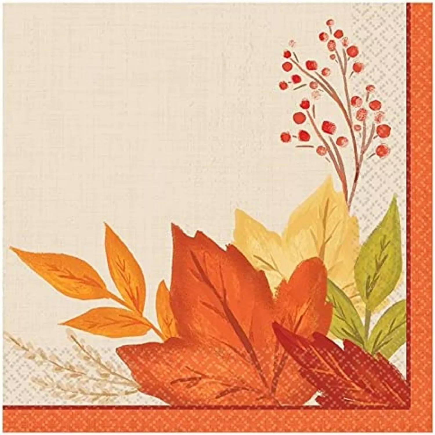 STARLIGHT- Fall Foliage Autumn Leaves Thanksgiving Holiday Theme Party ...