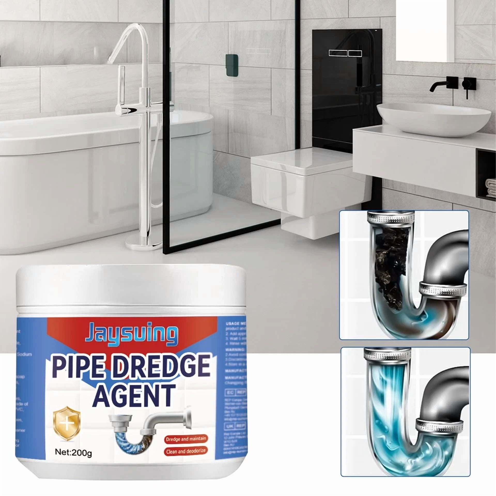 STARLIGHT- Fast Drain Remover Hot Sink Pipe Dredge Bomb Toilet Quick ...