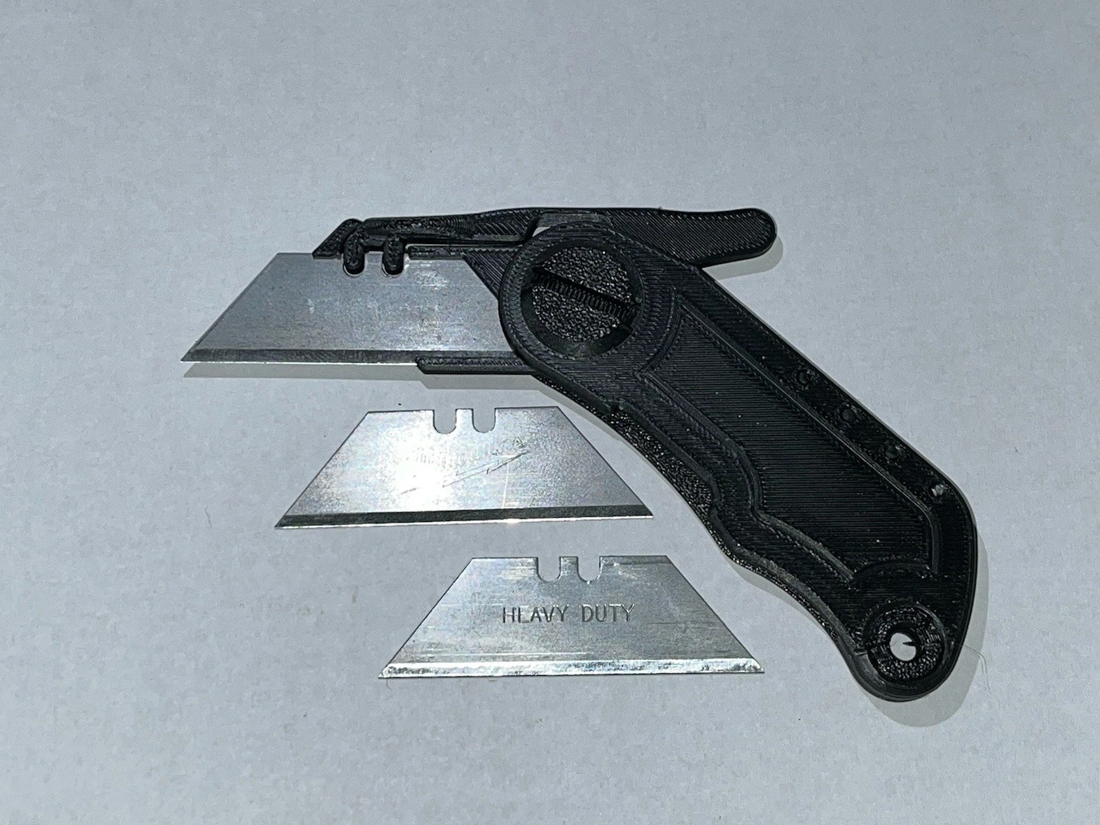 STARLIGHT- Folding Utility Knife Black Exacto Knife 3 Blades - Walmart.com