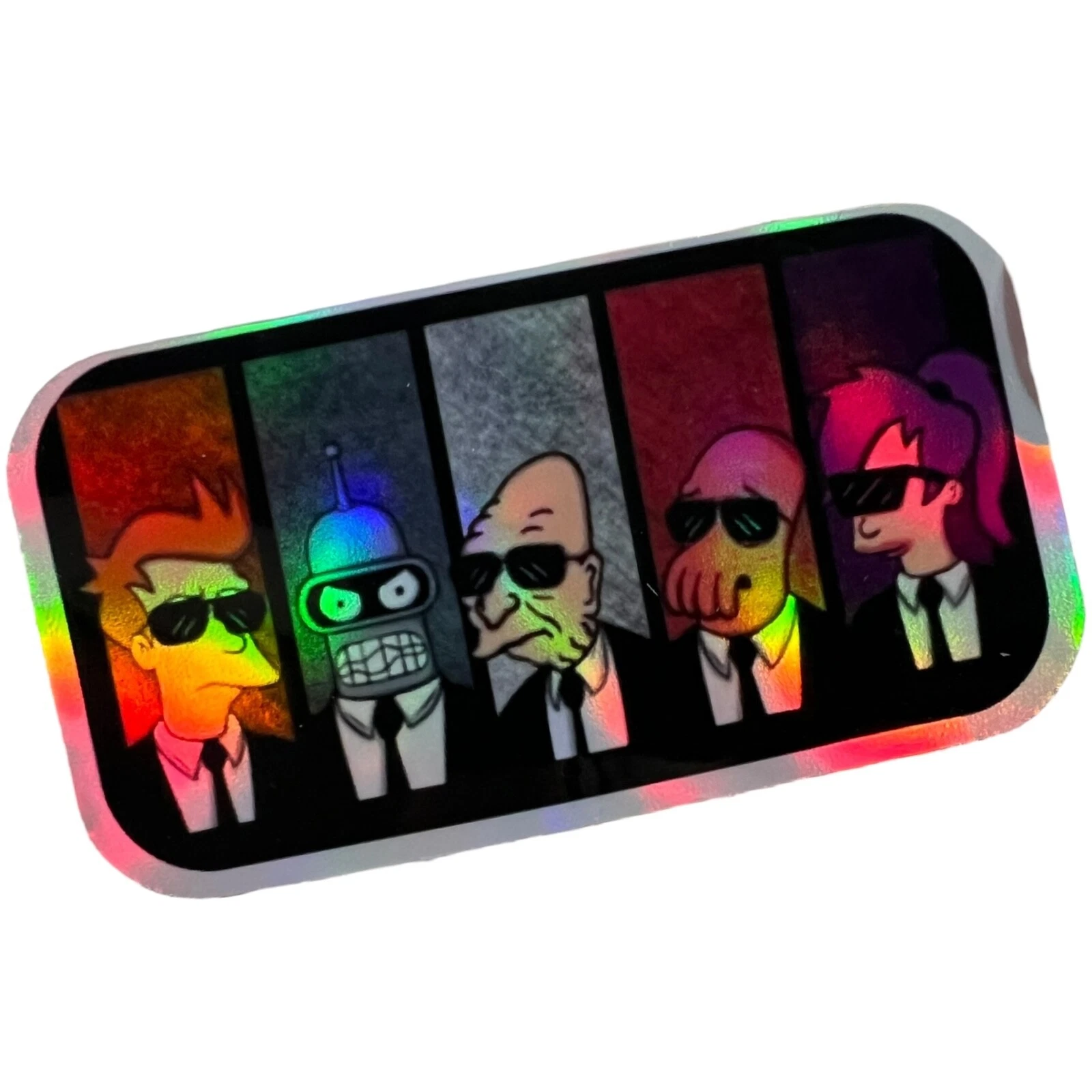 STARLIGHT- Futurama Hot Rod Sticker Decal Holographic Water Resistant ...