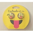 STARLIGHT- Gabba Goods Earbuds With Mic Winking Smiley Tongue Far In ...