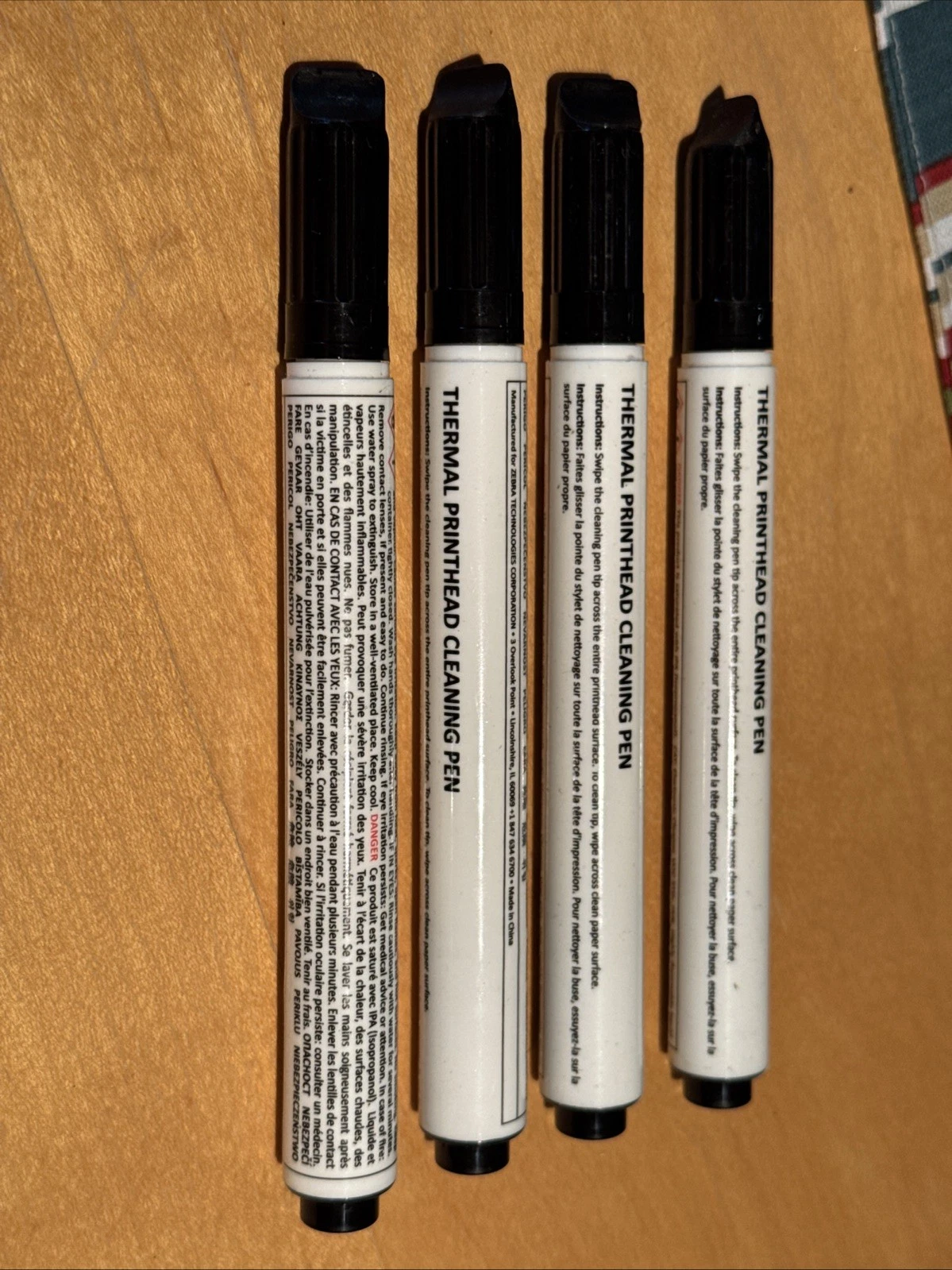 STARLIGHT- Genuine Zebra Brand Thermal Printhead Cleaning Pens Alcohol ...