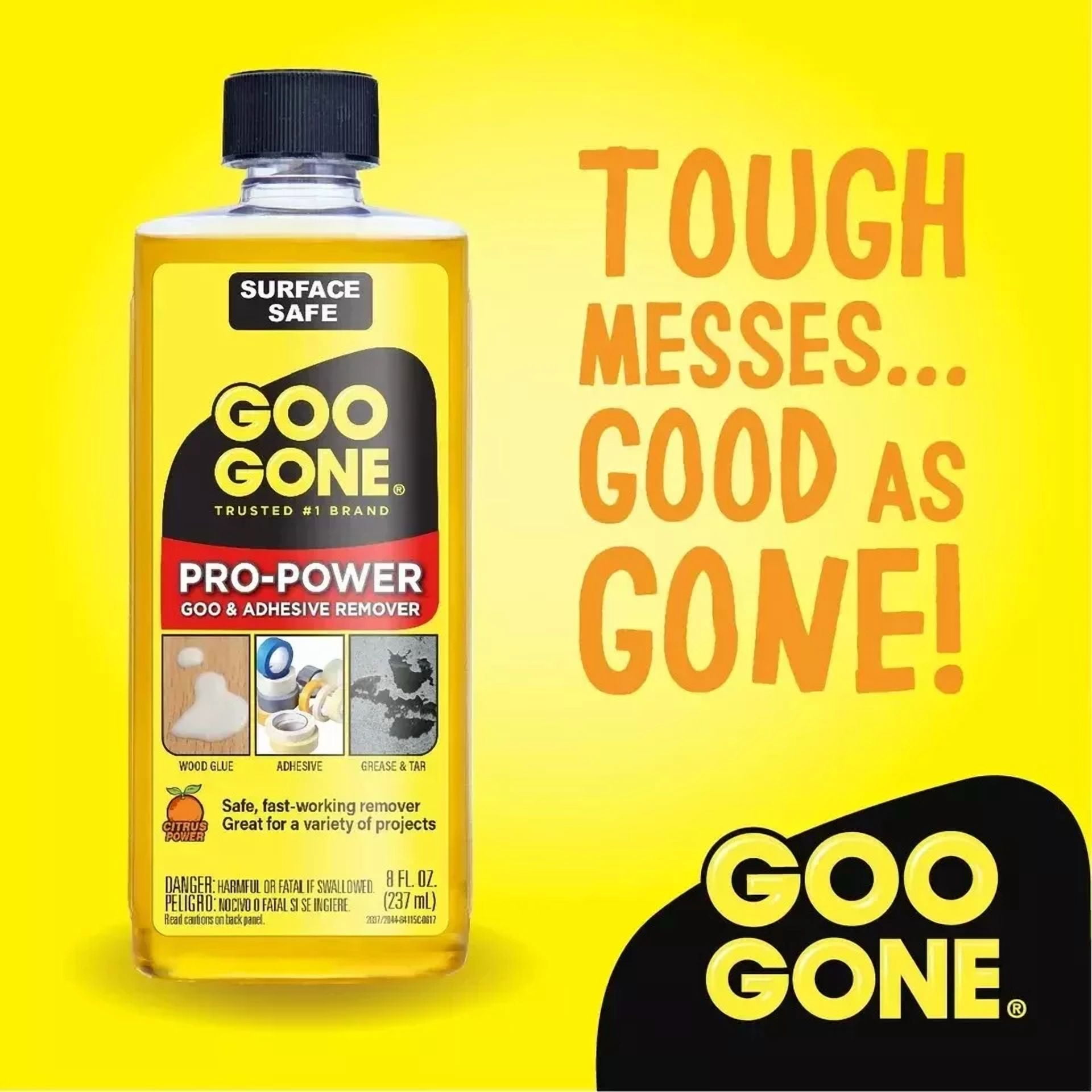 STARLIGHT- Goo Gone Pro-Power Goo & Adhesive Remover, (8 Oz.) Free ...