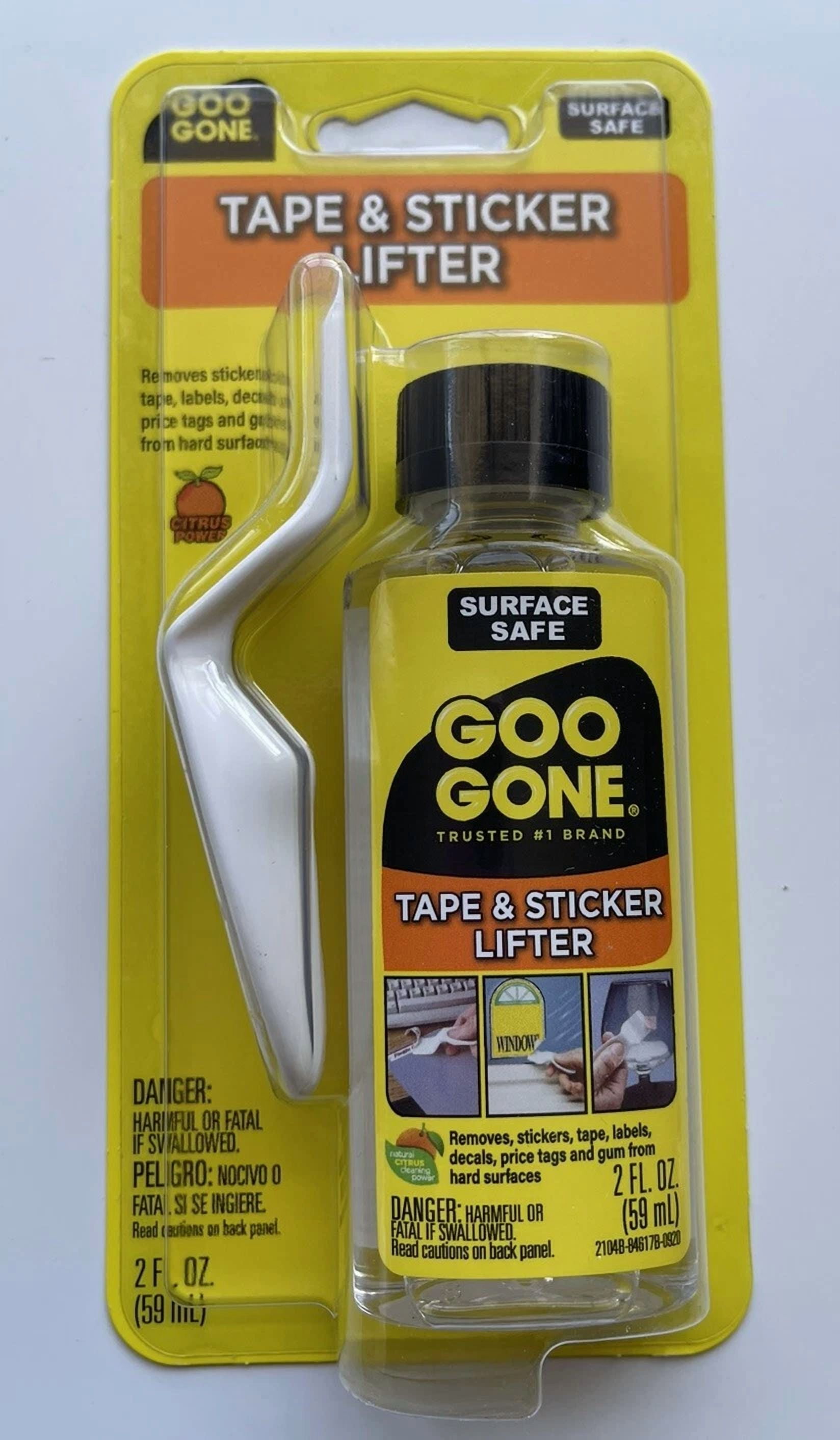 STARLIGHT- Goo Gone Sticker Lifter - Adhesive And Sticker Remover - 2 ...