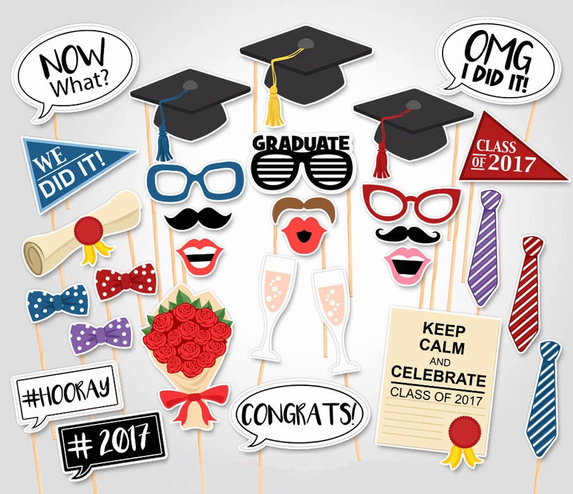 STARLIGHT- Graduation Party Photo Booth Props , Attached To The Stick ...
