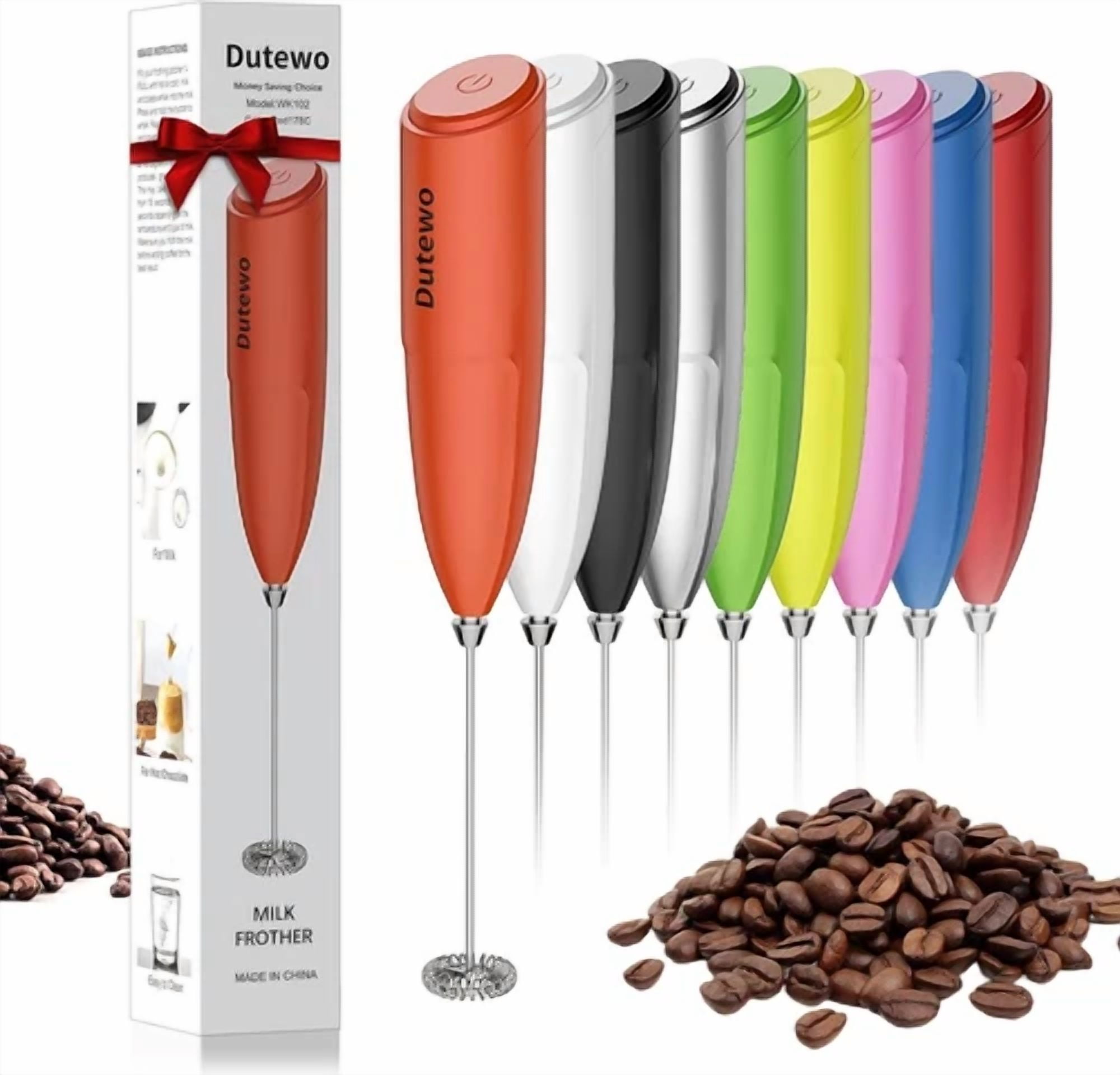 STARLIGHT- Hand Mixer Milk Frother For Coffee - Dutewo Frother Handheld ...