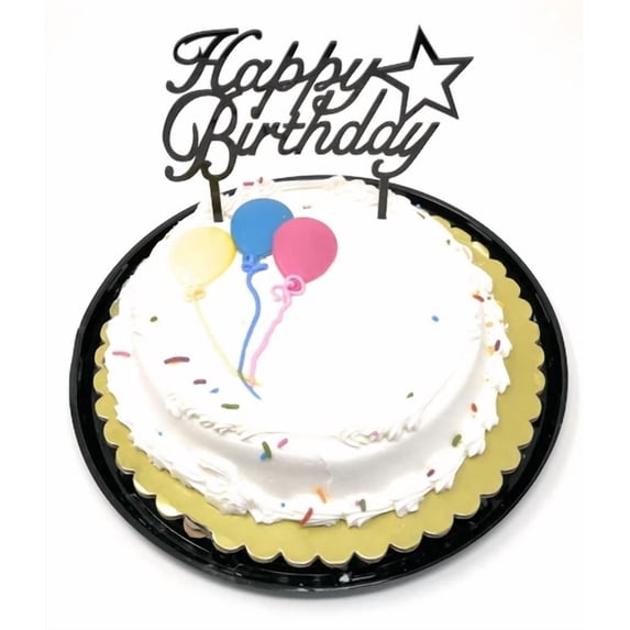 STARLIGHT- Happy Birthday Cake Topper Acrylic First Birthday Party ...