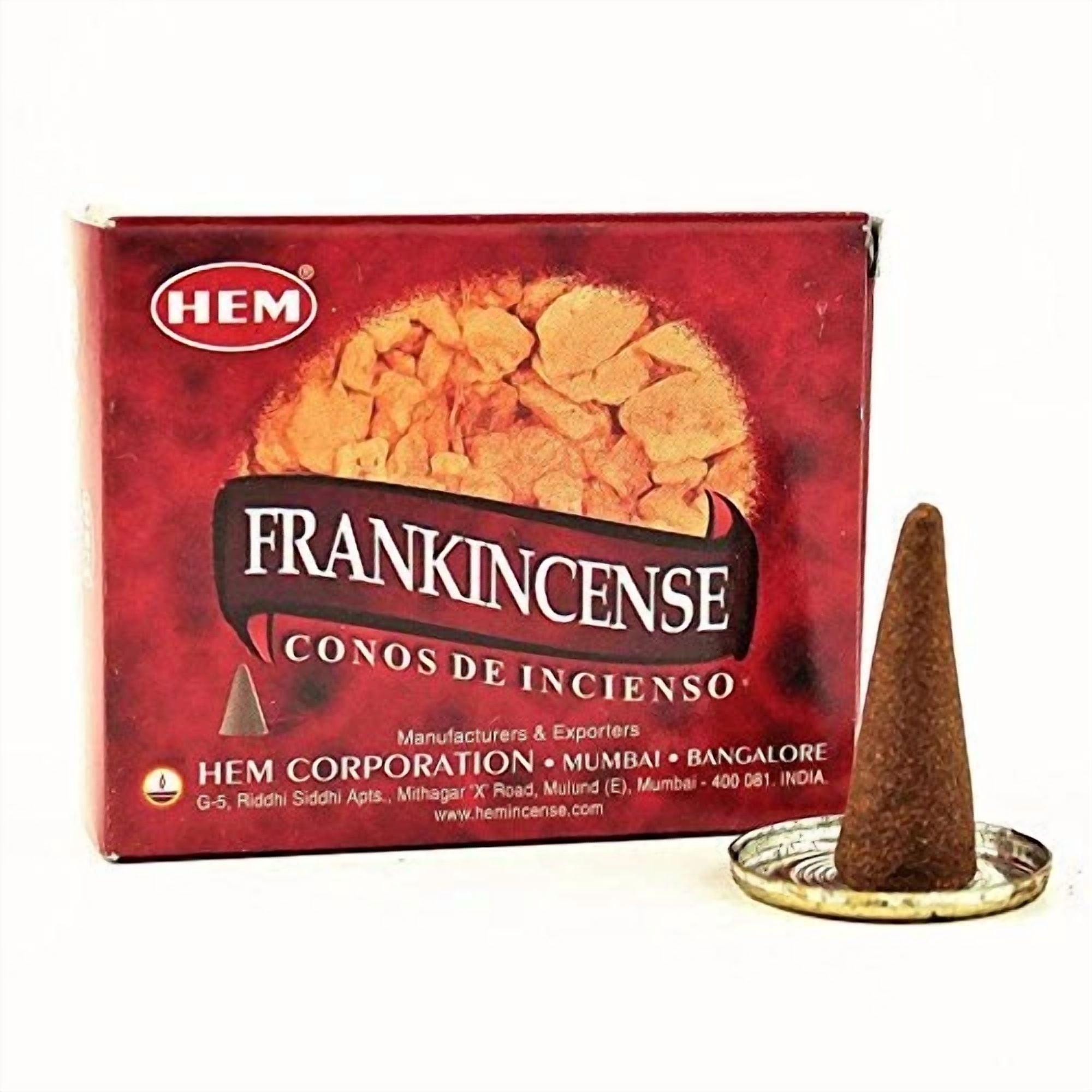 STARLIGHT- Hem Frankincense Incense Dhoop Cones, Pair Of 10 Cone Boxes ...