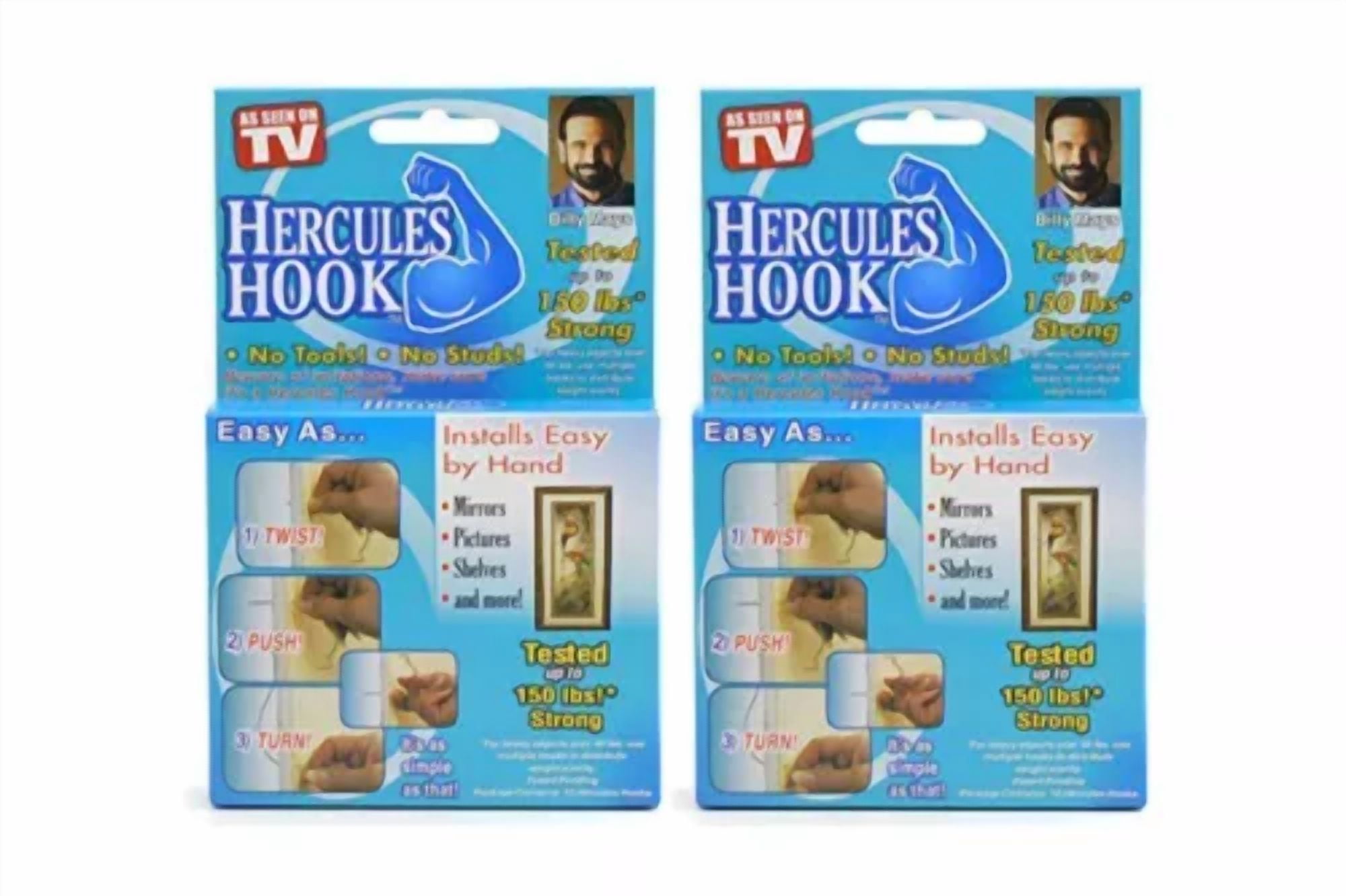 STARLIGHT- Hercules Hook Picture Drywall Anchors Hanger Hang Shelves ...