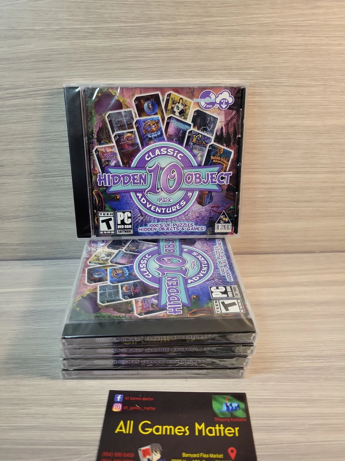 STARLIGHT- Hidden Object 10 Pack: Classic Adventures 5 Pc Game New ...