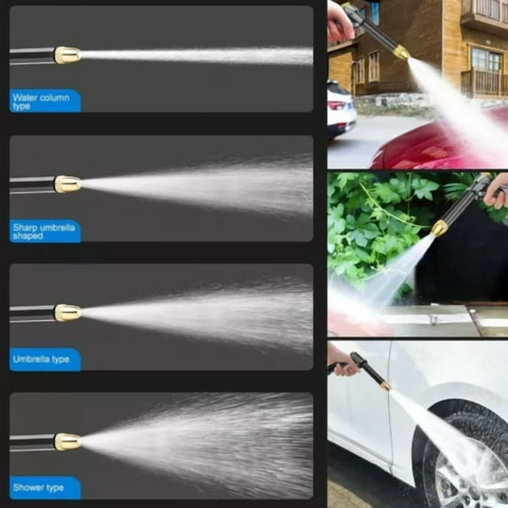 STARLIGHT- High Pressure Water Spray Gun Car Wash Metal Brass Nozzle ...