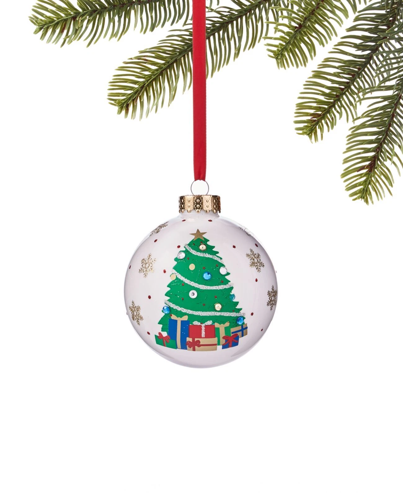STARLIGHT- Holiday Lane Santa’S Favorites Christmas Tree Ball Ornament ...