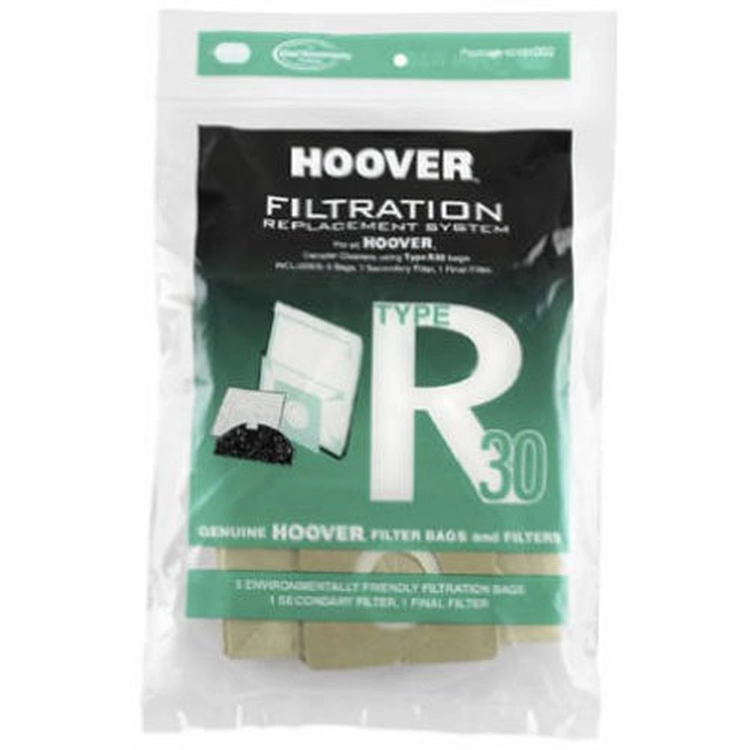STARLIGHT- Hoover Type R30 Bag & Filter Set, 40101002 - Walmart.com