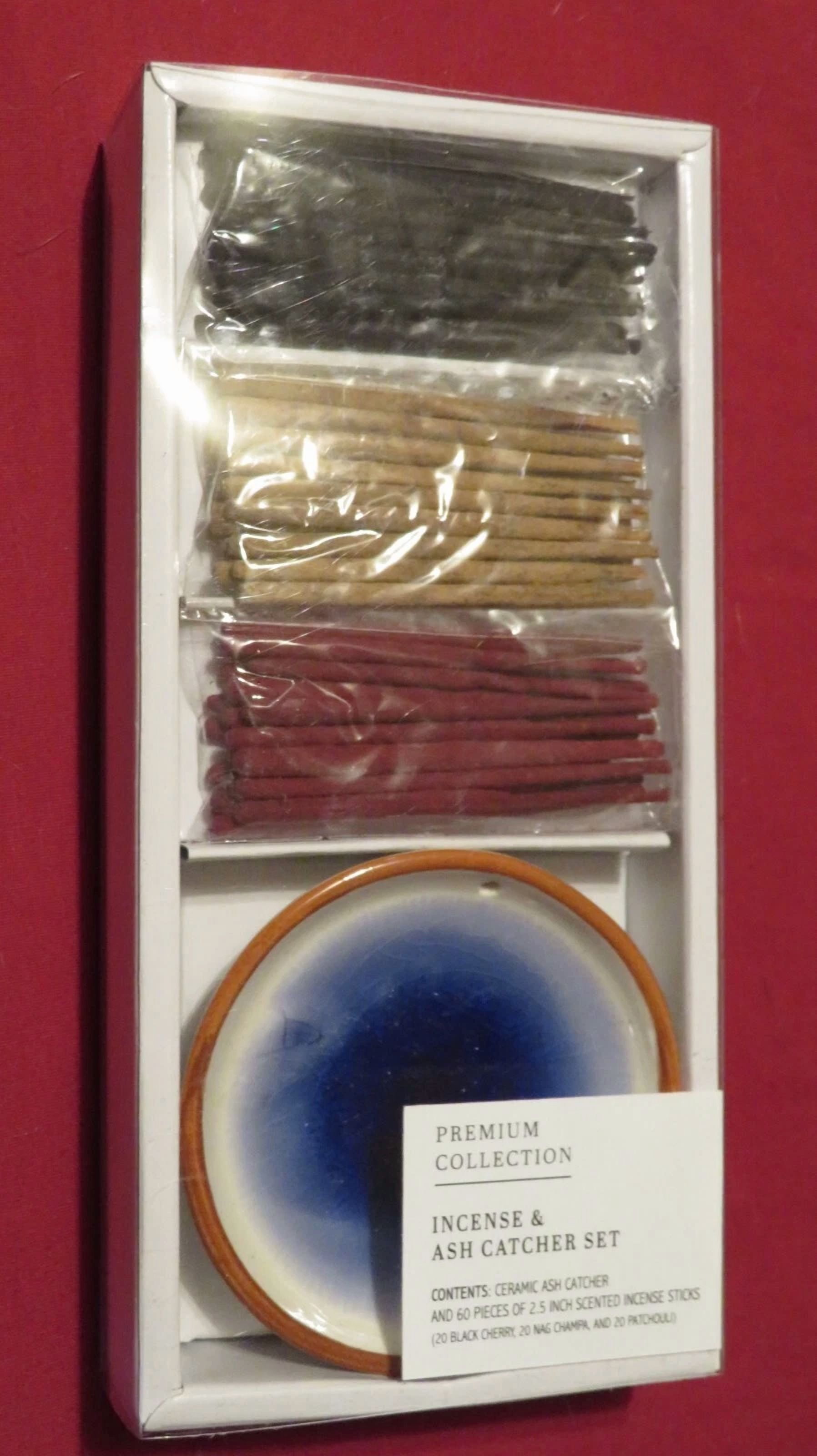 STARLIGHT- Incense Gift Set With Blue Ceramic Holder - Walmart.com