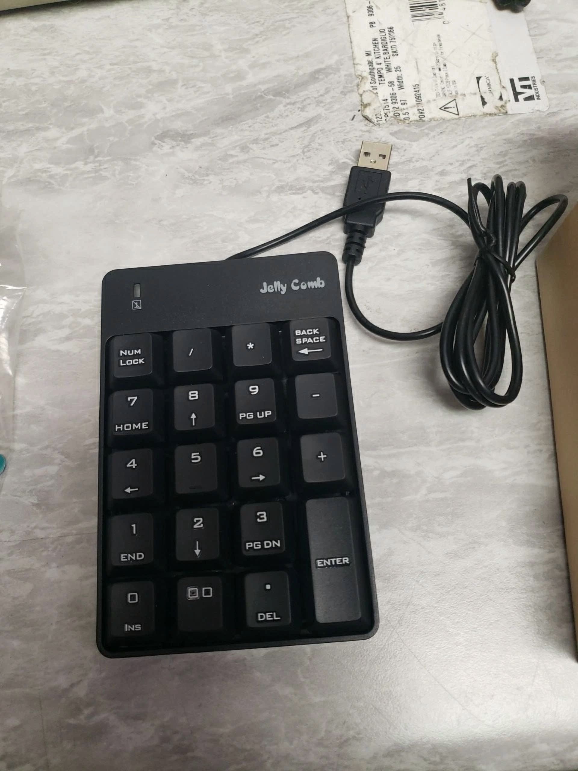 STARLIGHT- Jelly Comb Usb Numeric Keypad Black Free Ship - Walmart.com