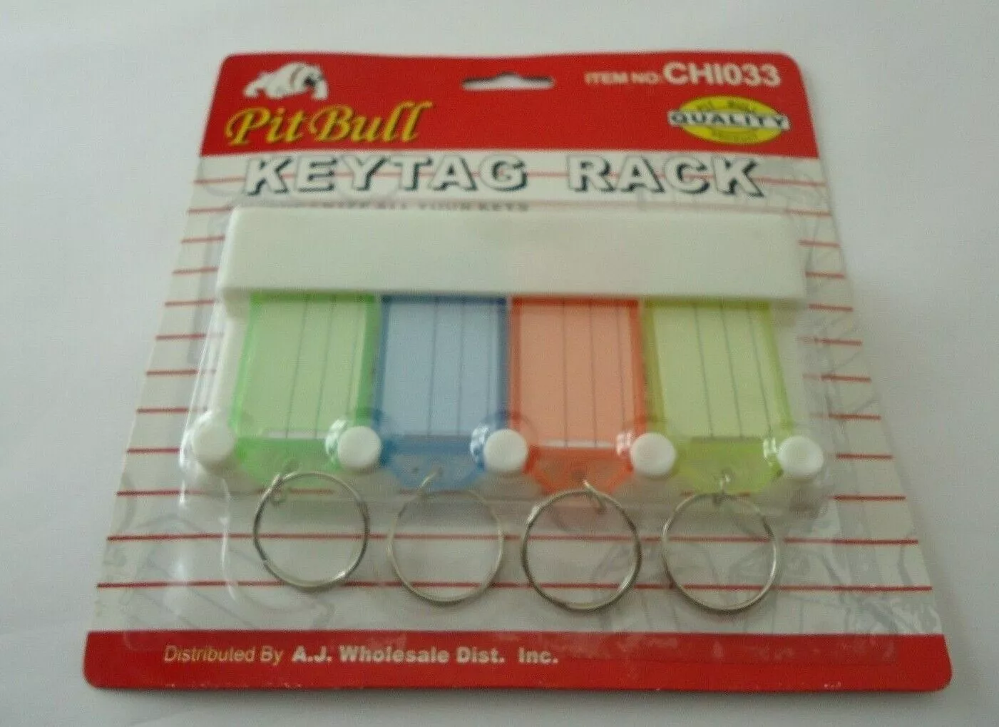 STARLIGHT- Key Organizer With Hanging Rack/Color Coded Information Tags ...
