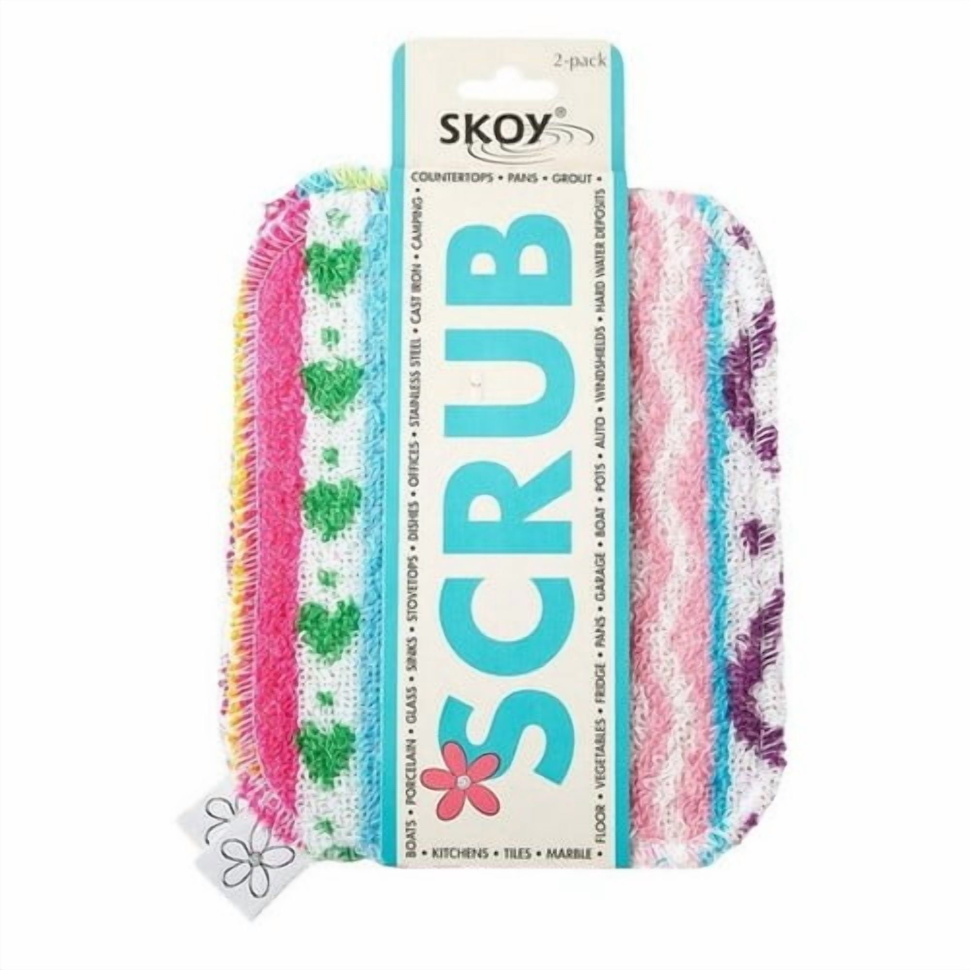 STARLIGHT- Kitchen Scouring Scrub 2 Count By Skoy - Walmart.com