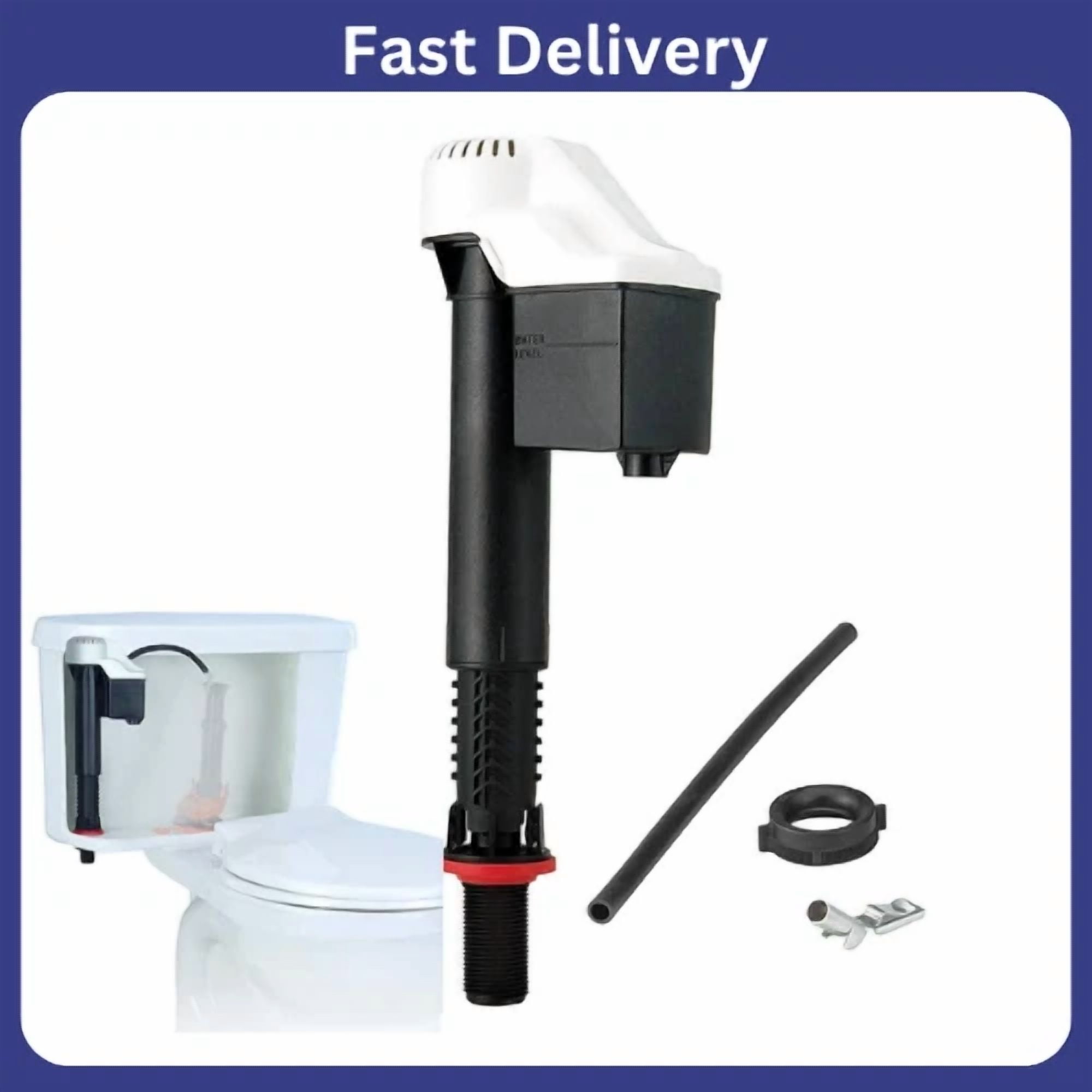 STARLIGHT- Korky Quiet Toilet Tank Fill Valve Tanks Repair Kit Fill ...