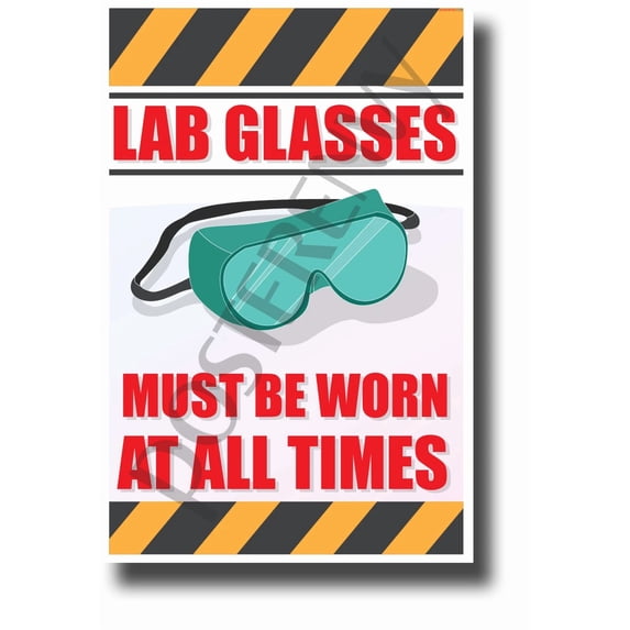 STARLIGHT- Lab Glasses Must Be Worn At All Times - New Classroom ...