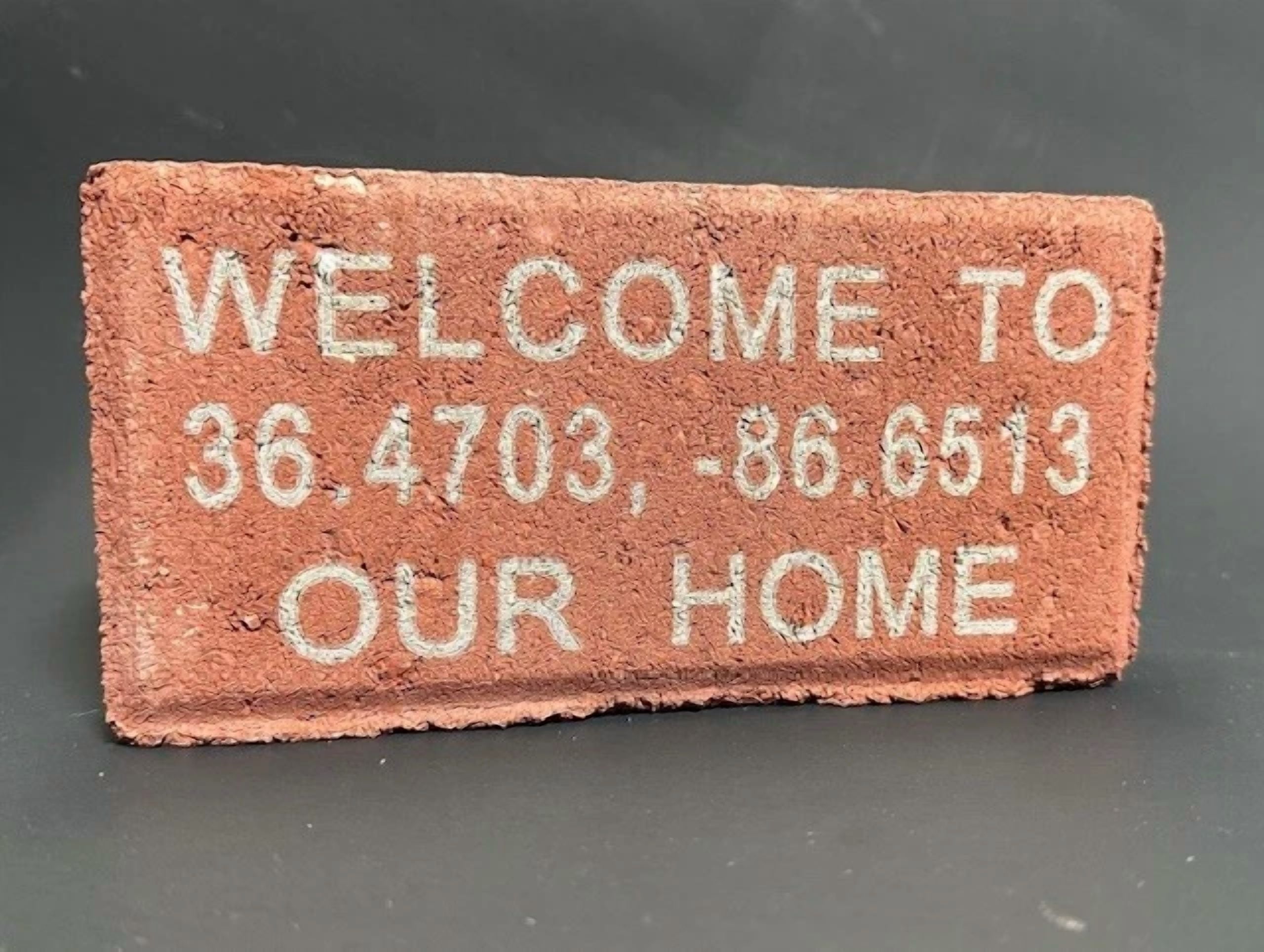 STARLIGHT- Laser Engraved Brick 8X4 Customize 4 Lines Free Shipping ...