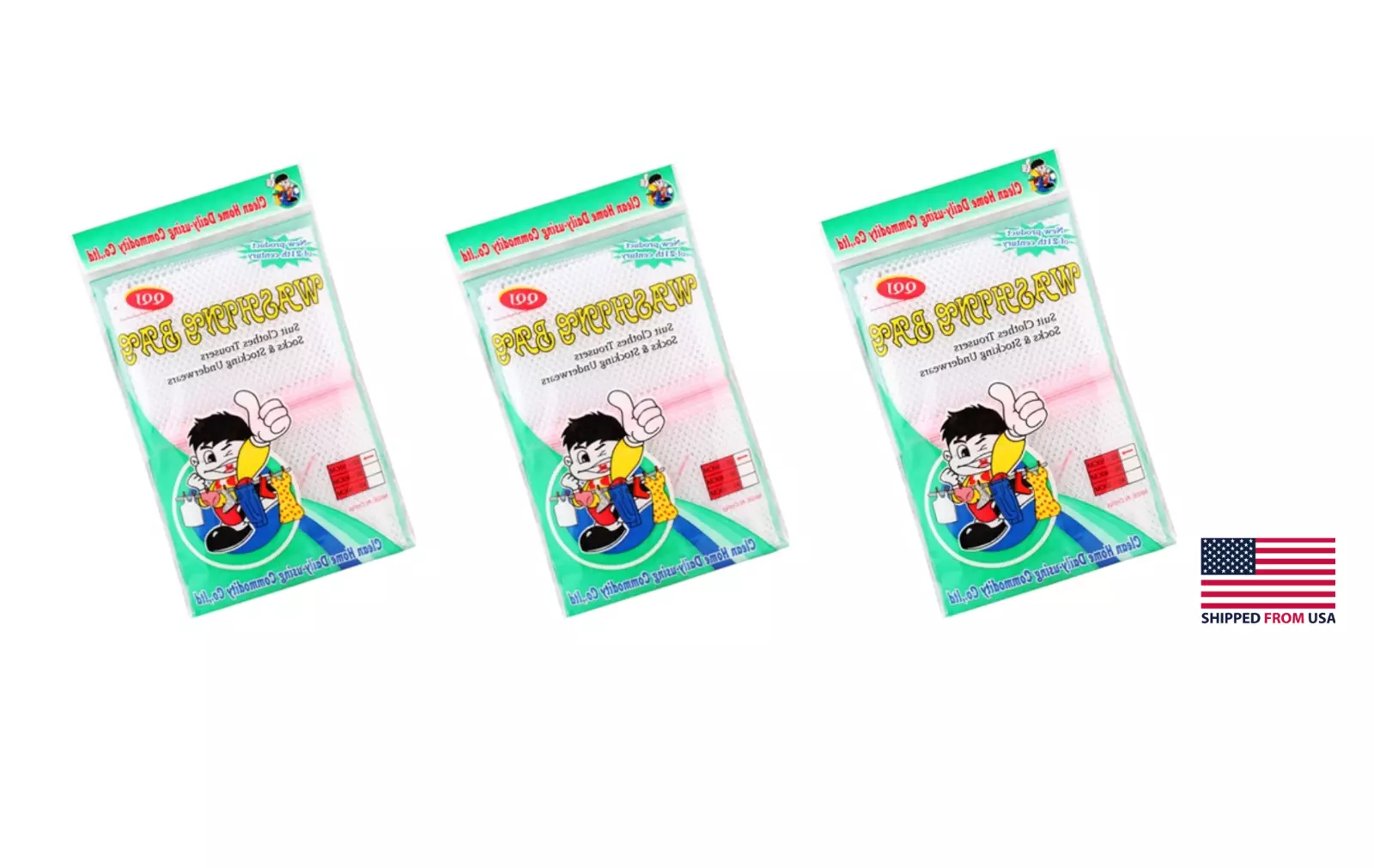 STARLIGHT- Laundry Bags Washing Net (Pack Of 3) - Walmart.com