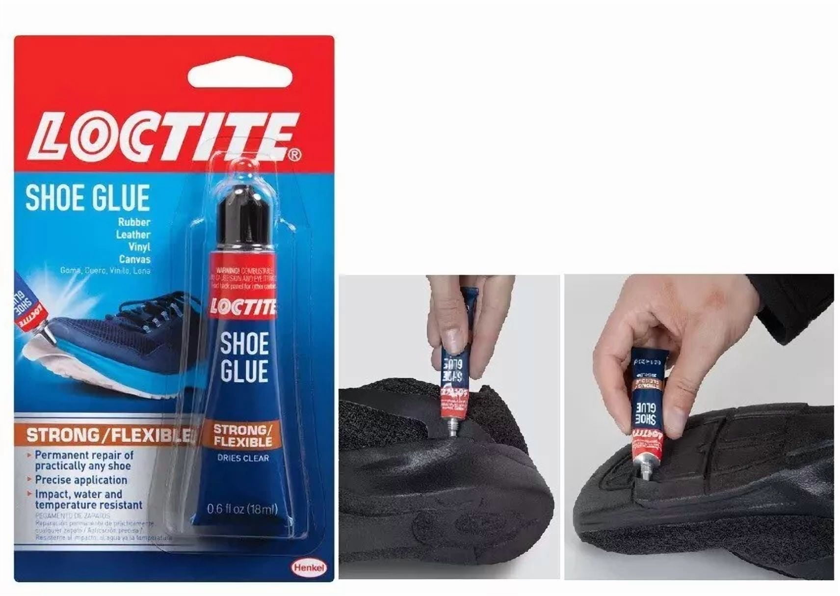 STARLIGHT- Loctite Shoe Glue 0.6 Oz. Flexible Adhesive Clear Tube ...