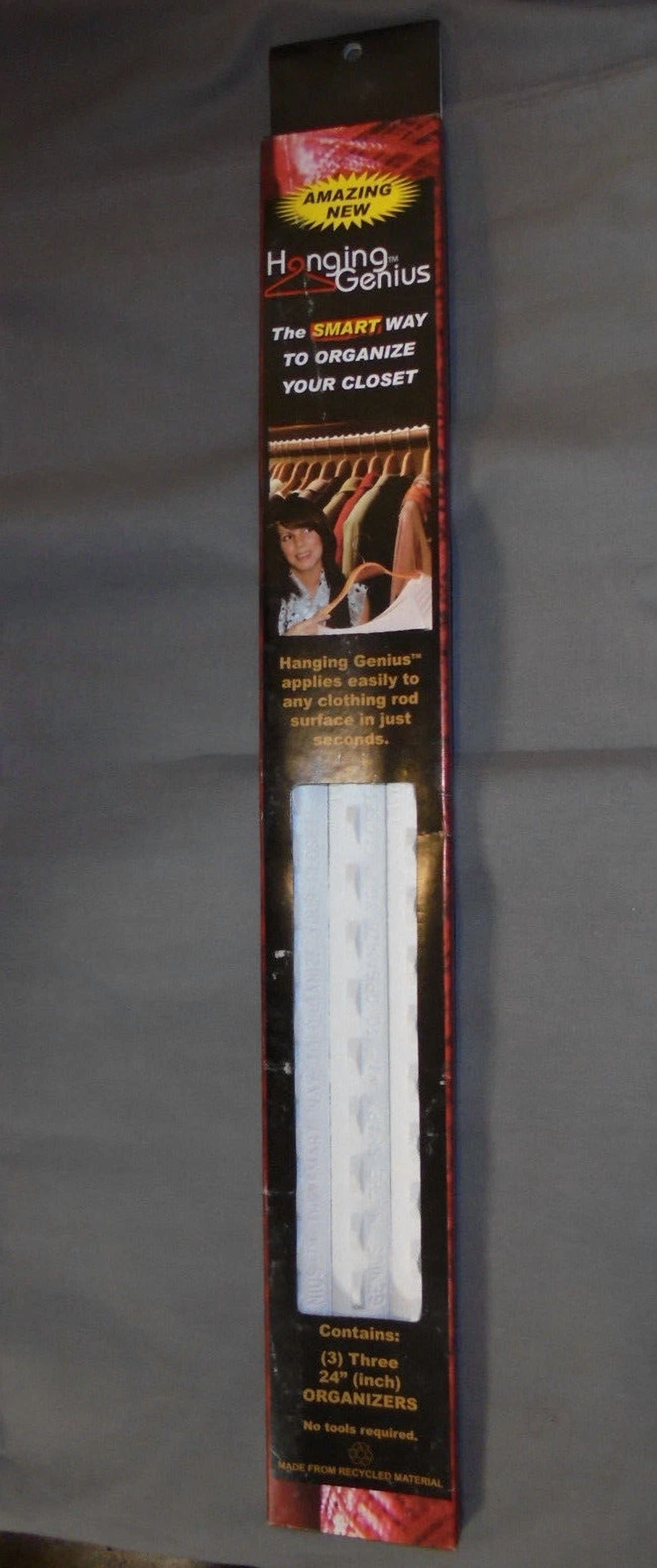 STARLIGHT- Lot Of 2 Closet Organizer Hanging Genius Hanger Closet Rod ...