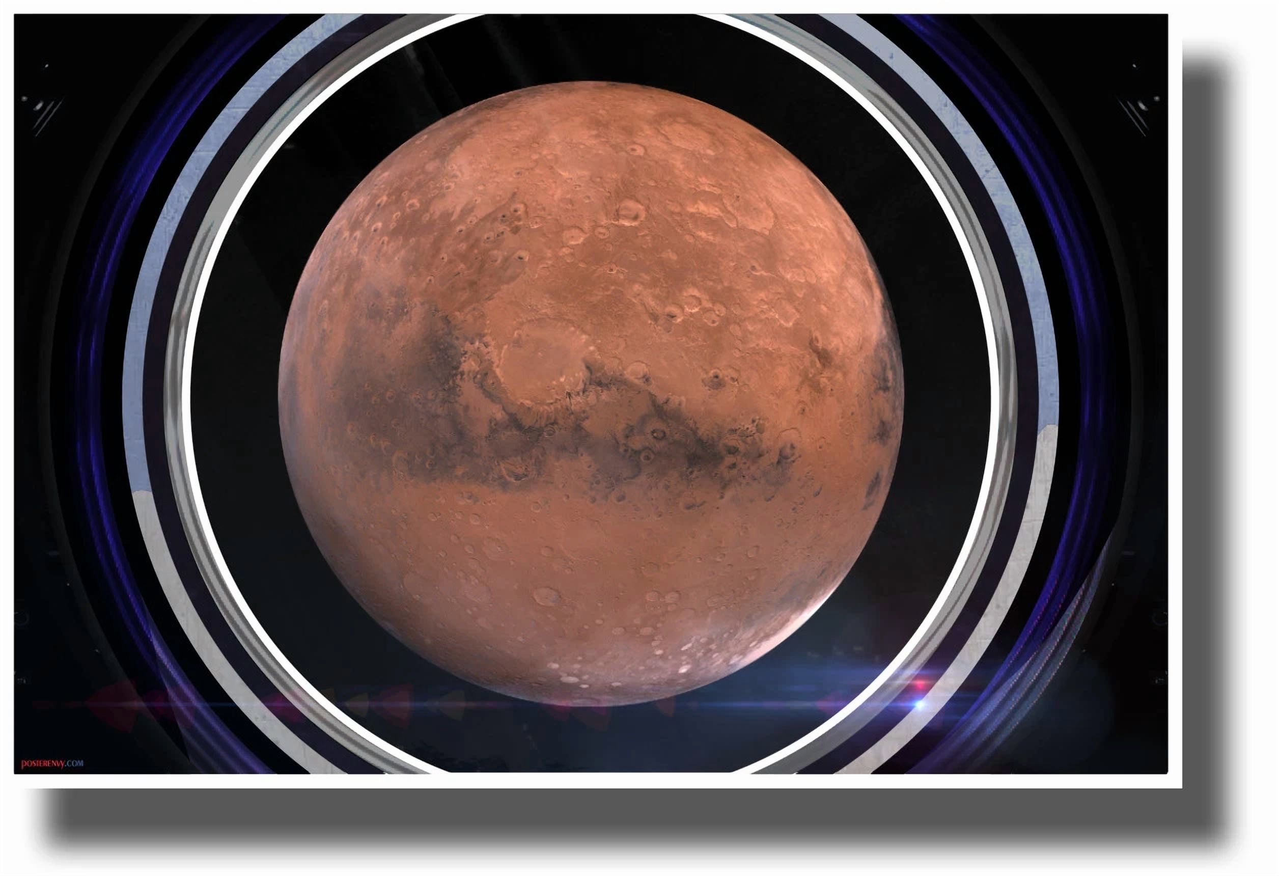 STARLIGHT- Mars In Spaceship Window - New Classroom Science Poster ...