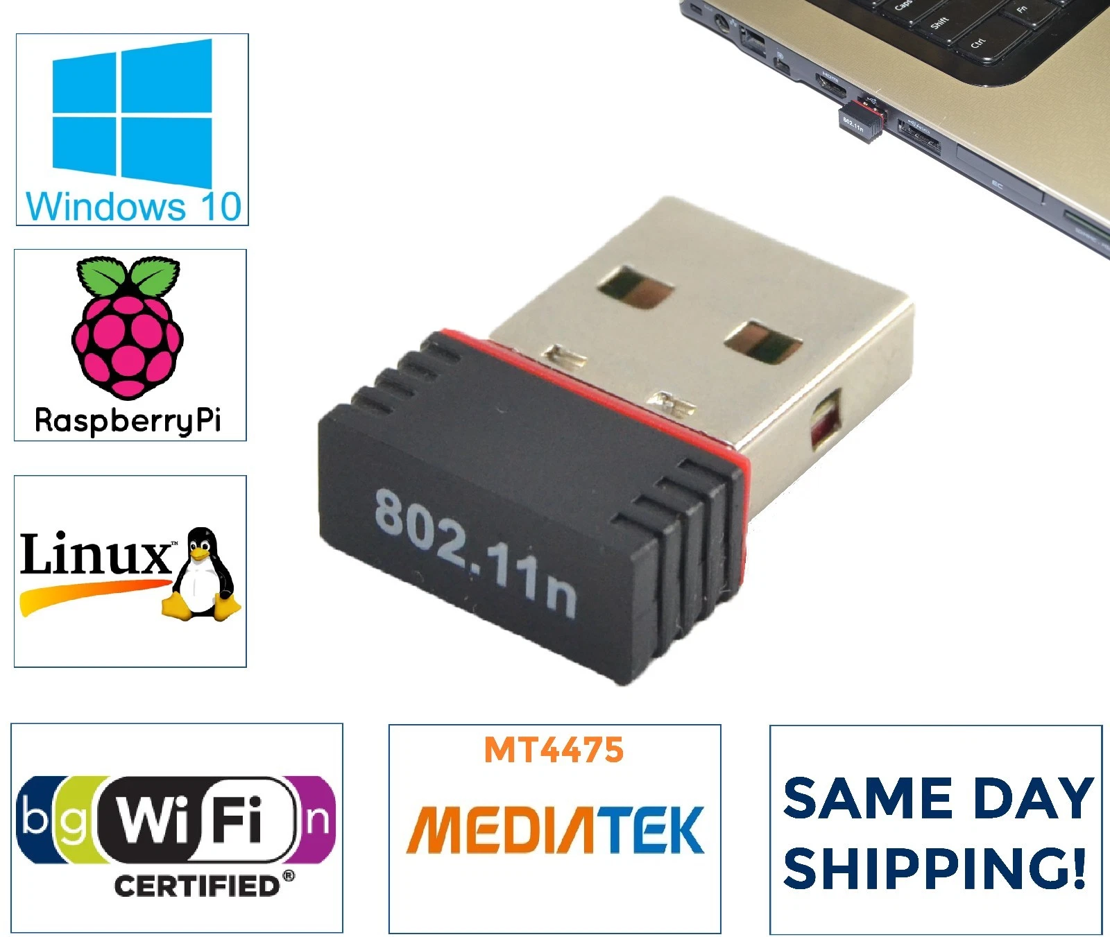 STARLIGHT- Mediatek 4.0 Usb Wifi Wlan 150Mbps Wireless Adapter 802.11 ...
