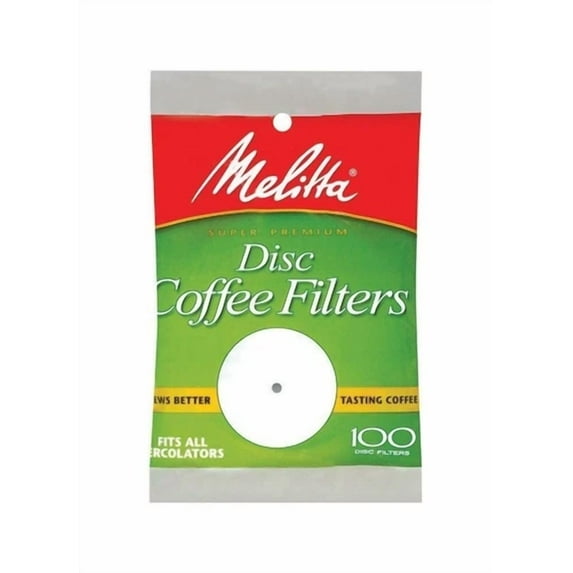 STARLIGHT- Melitta 628354 3.5 Disc Coffee Filter Paper White, 100 Count ...