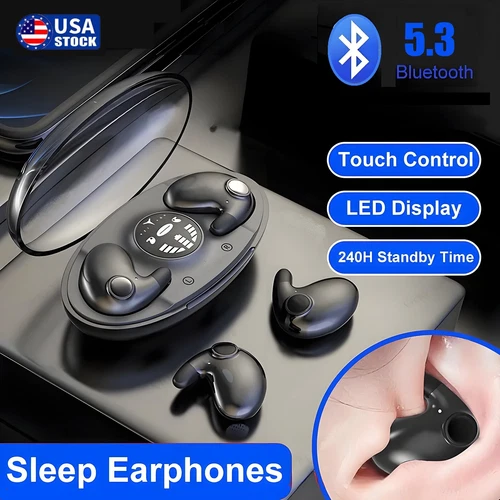 STARLIGHT- Mini Earbuds Sleep Bluetooth 5.3 Headset Invisible Wireless ...