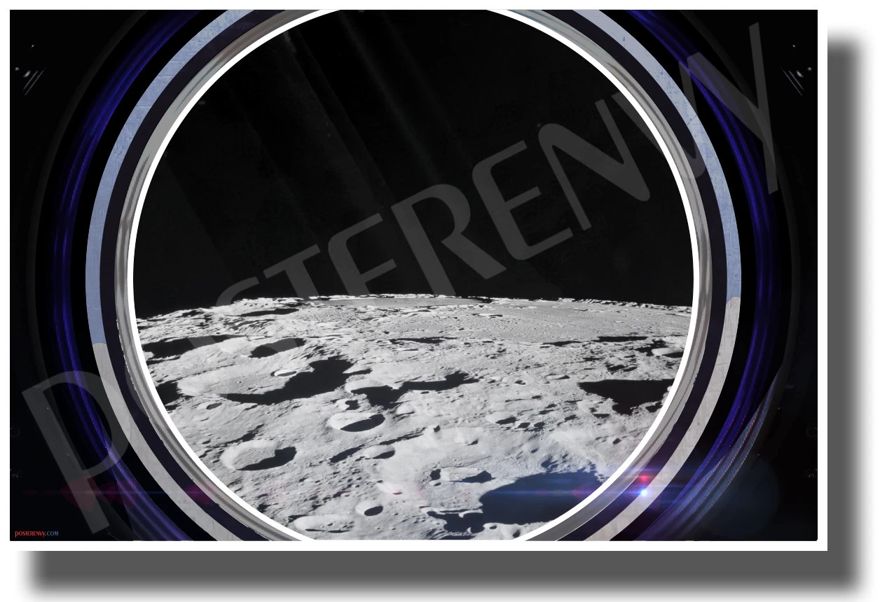 STARLIGHT- Moon Horizon In Spaceship Window - New Classroom Science ...