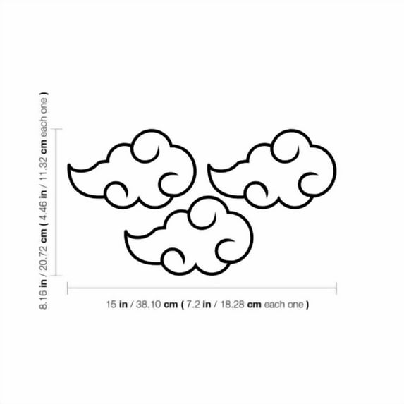 STARLIGHT- Naruto Logo Decal Vinyl Sticker Office Gaming Room 7"In" X 7 ...