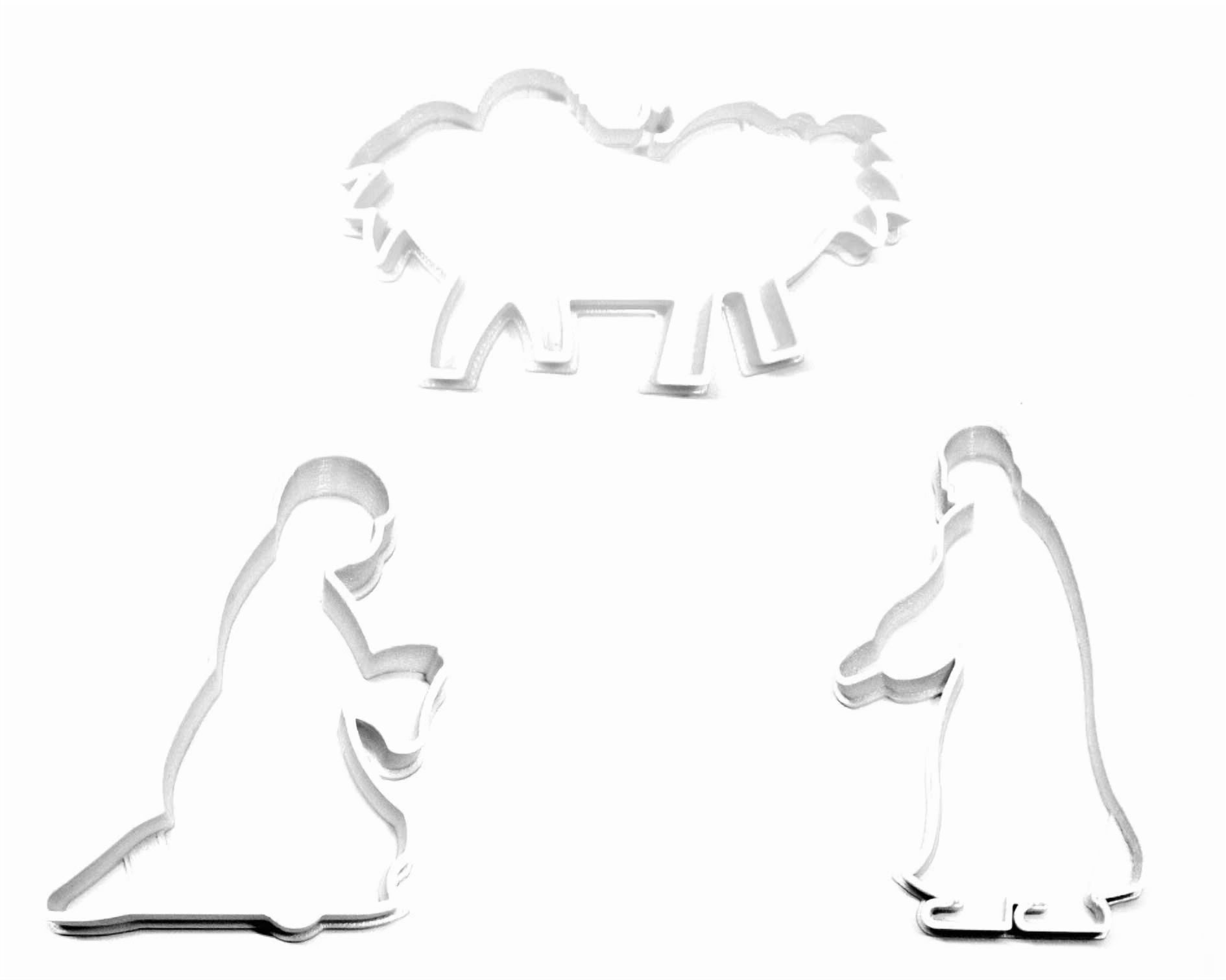 STARLIGHT- Nativity Scene Baby Jesus Manger Mary Joseph Christmas ...
