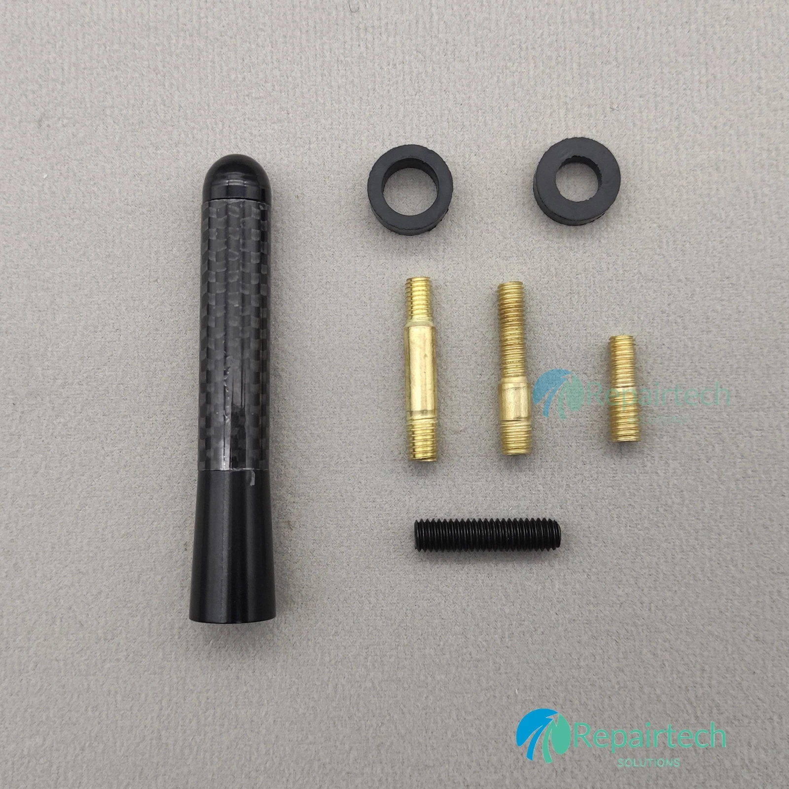 STARLIGHT- New 3" Car Carbon Fiber Screw Radio Short Antenna W/ Screws ...