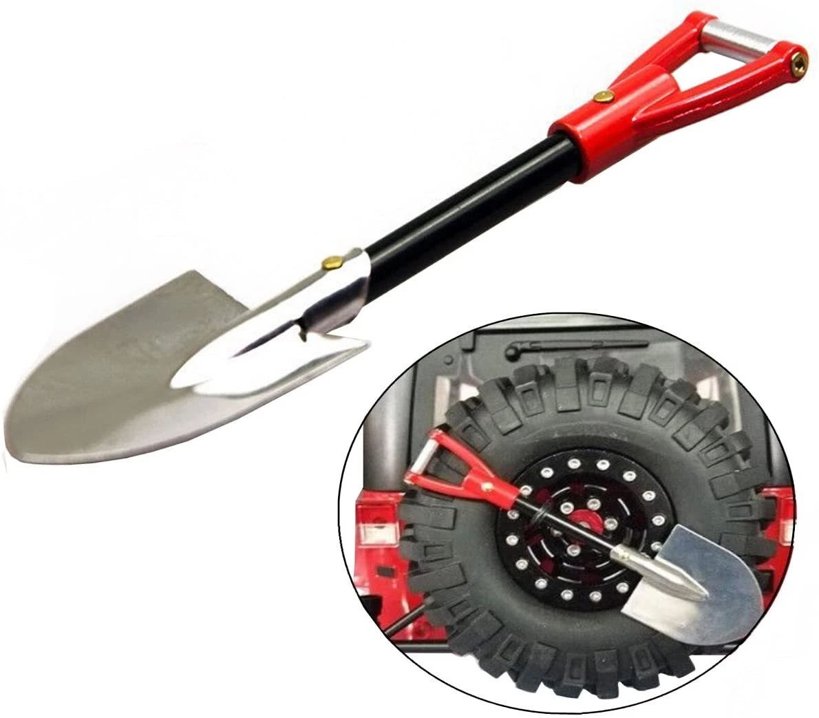 STARLIGHT- Nhx Rc 1/10 Rc Rock Crawler Accessory Metal Shovel ...