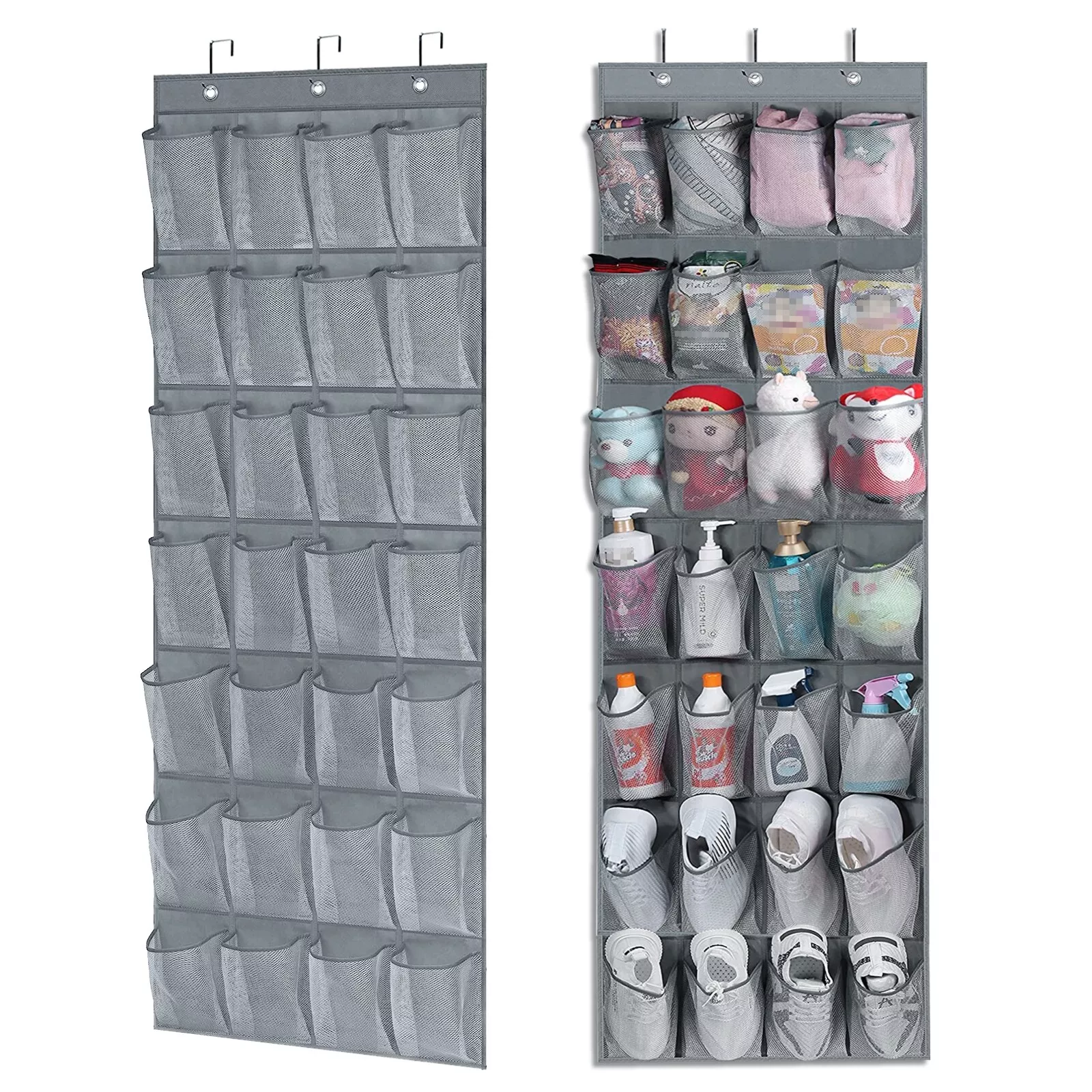 STARLIGHT- Over Door Shoe Organizer Rack Hanging Storage Holder Hanger ...