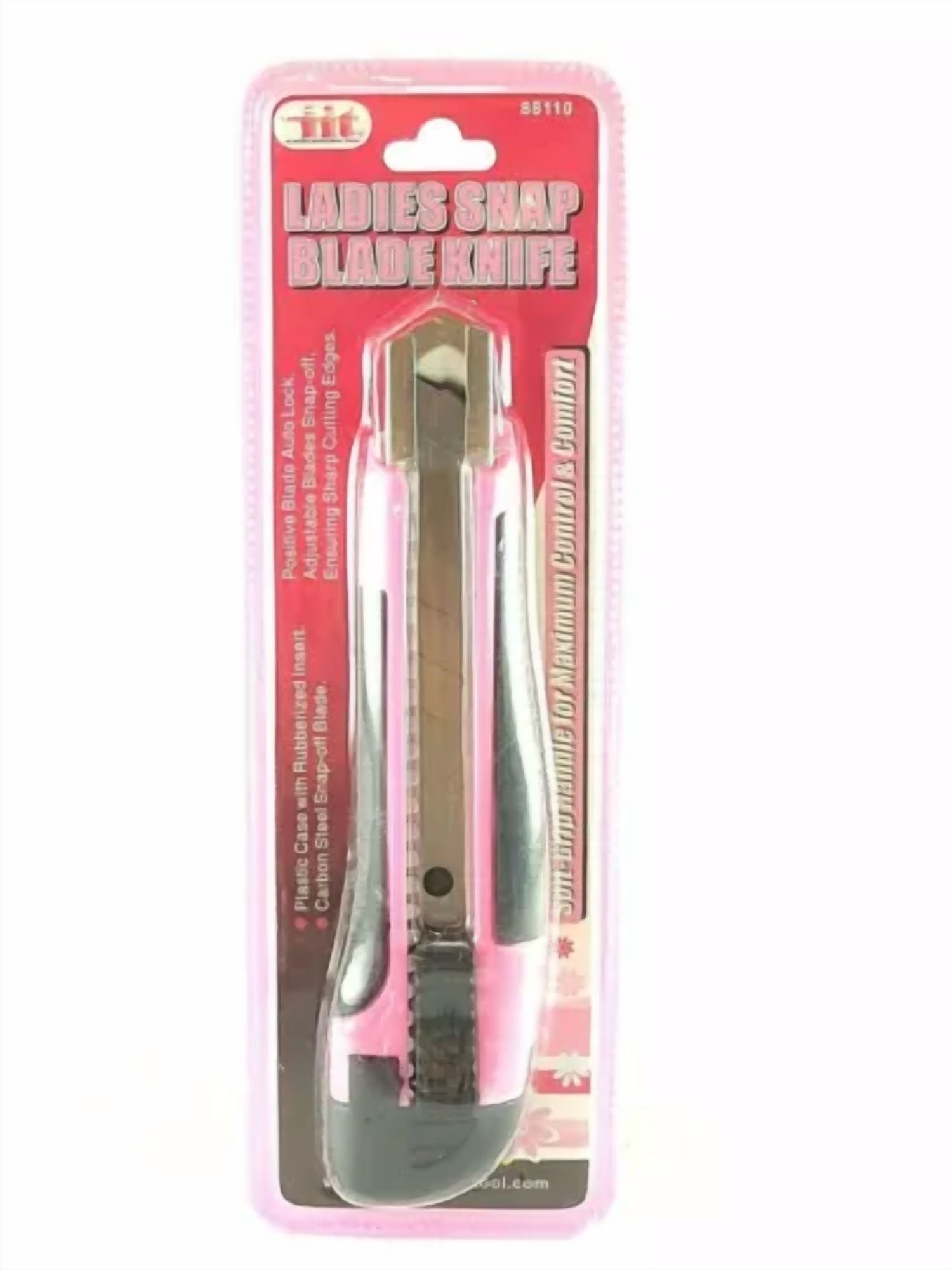 STARLIGHT- Pink Utility Knife Box Cutter Ladies Snap Off Blade Tool ...