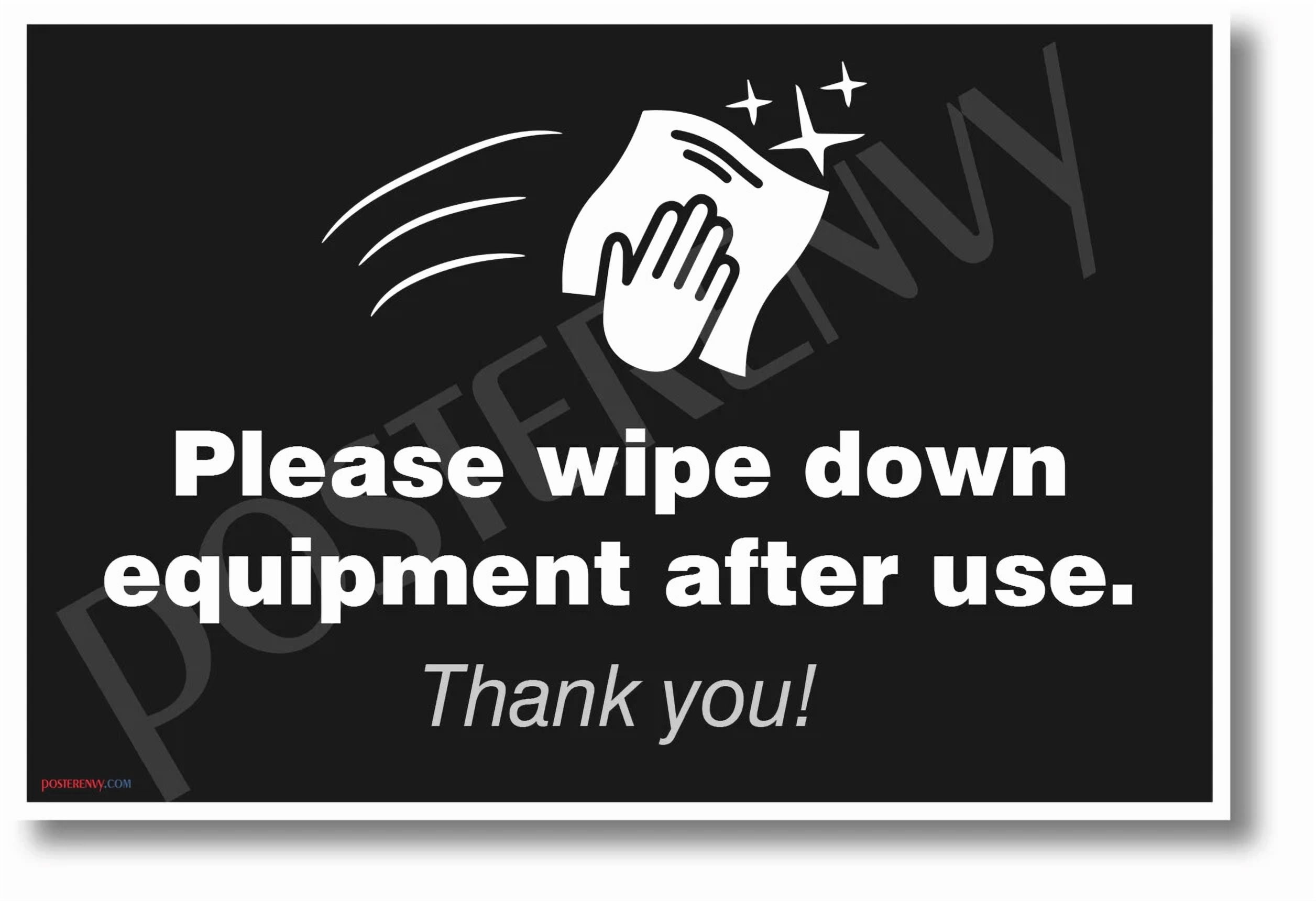 STARLIGHT- Please Wipe Down Equipment After Use - New Public Safety ...