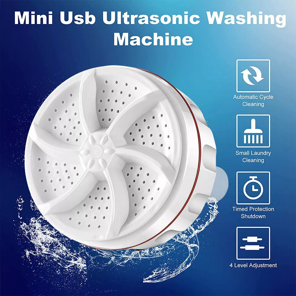 STARLIGHT- Portable Mini Washing Machine Ultrasonic Turbine Laundry ...