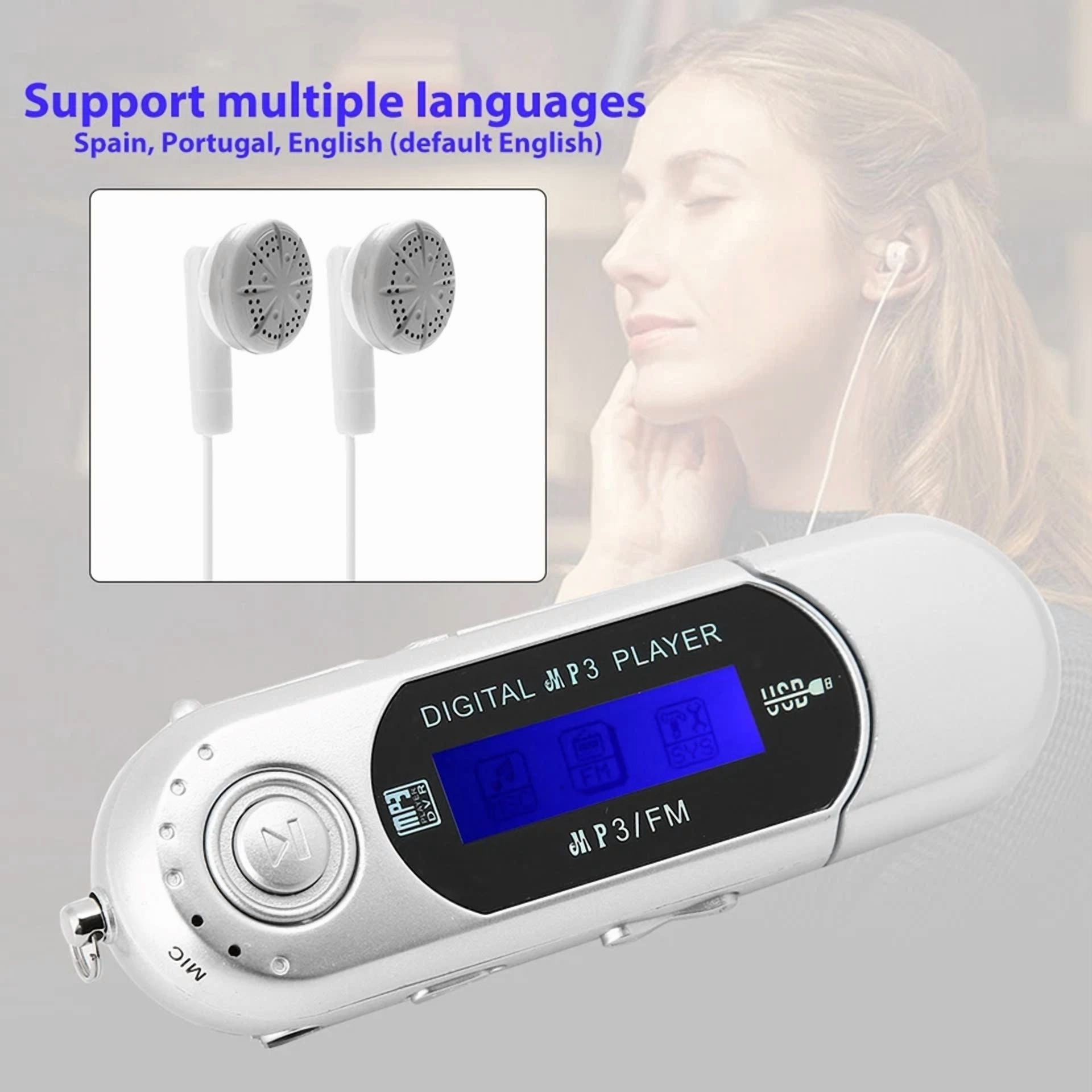 STARLIGHT- Portable Music Mp3 Usb 2.0 Player With Lcd Screen Fm Radio ...
