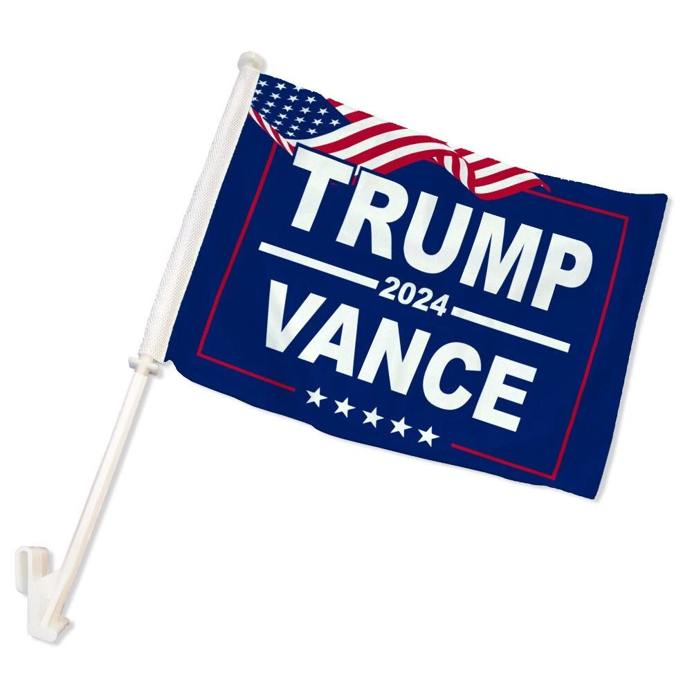 STARLIGHT- Premium Double-Sided Trump Vance 2024 Flag 12X18 3Ply Car ...