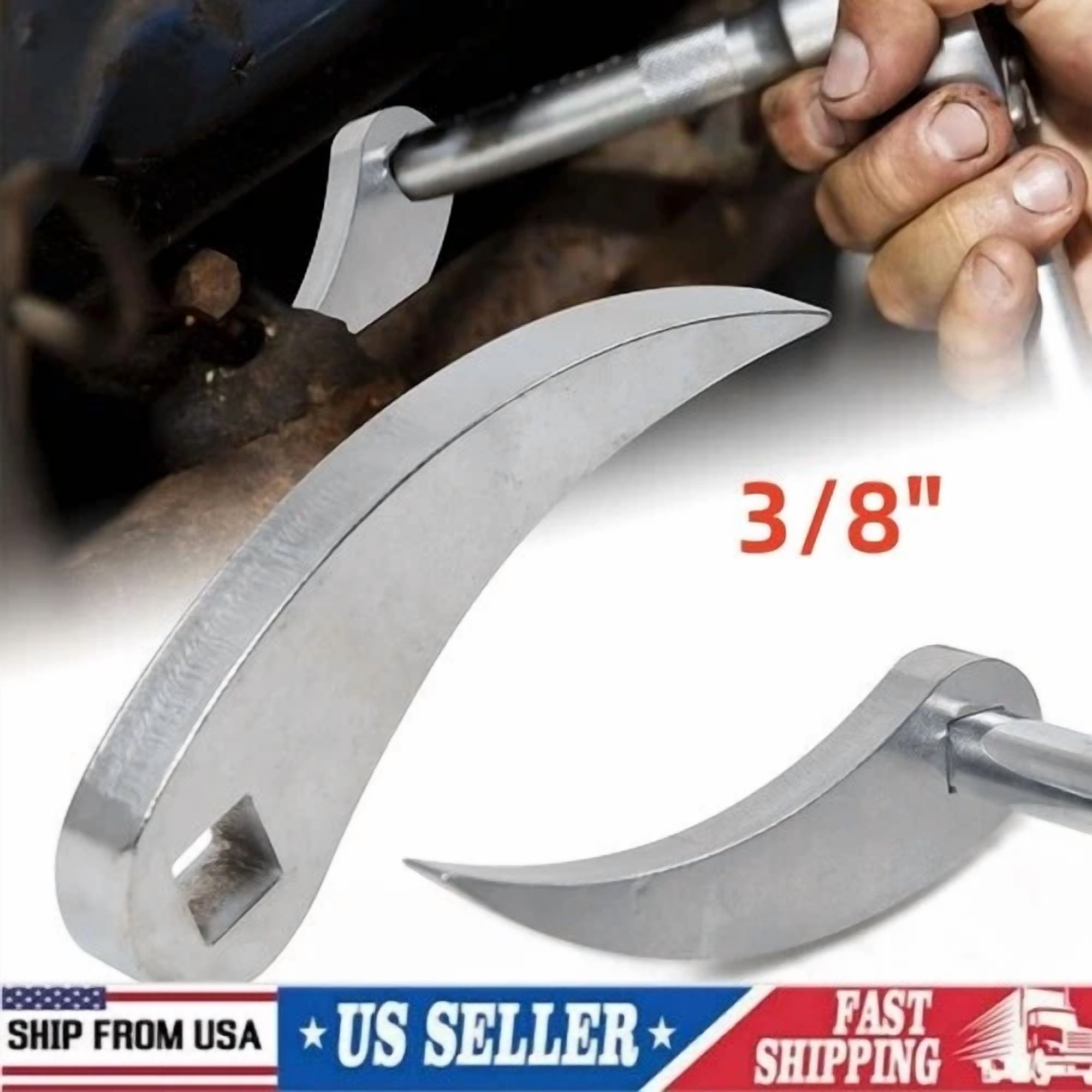 STARLIGHT- Pry Bar Wrench Adapter Head Half Shaft Removal Crowbar ...