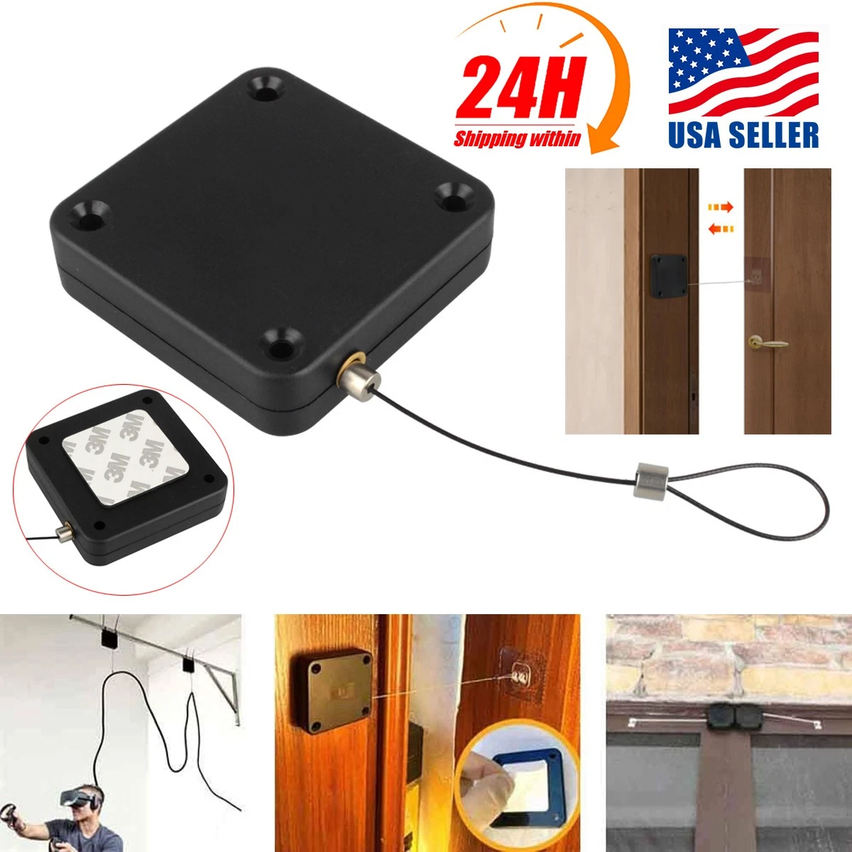 STARLIGHT- Punch-Free Automatic Sensor Door Closer For Office Home ...