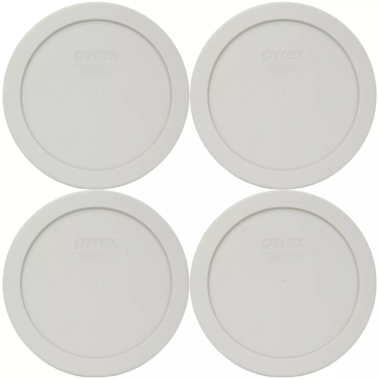 STARLIGHT- Pyrex 7201-Pc Sleek Silver Plastic Storage Replacement Lid ...